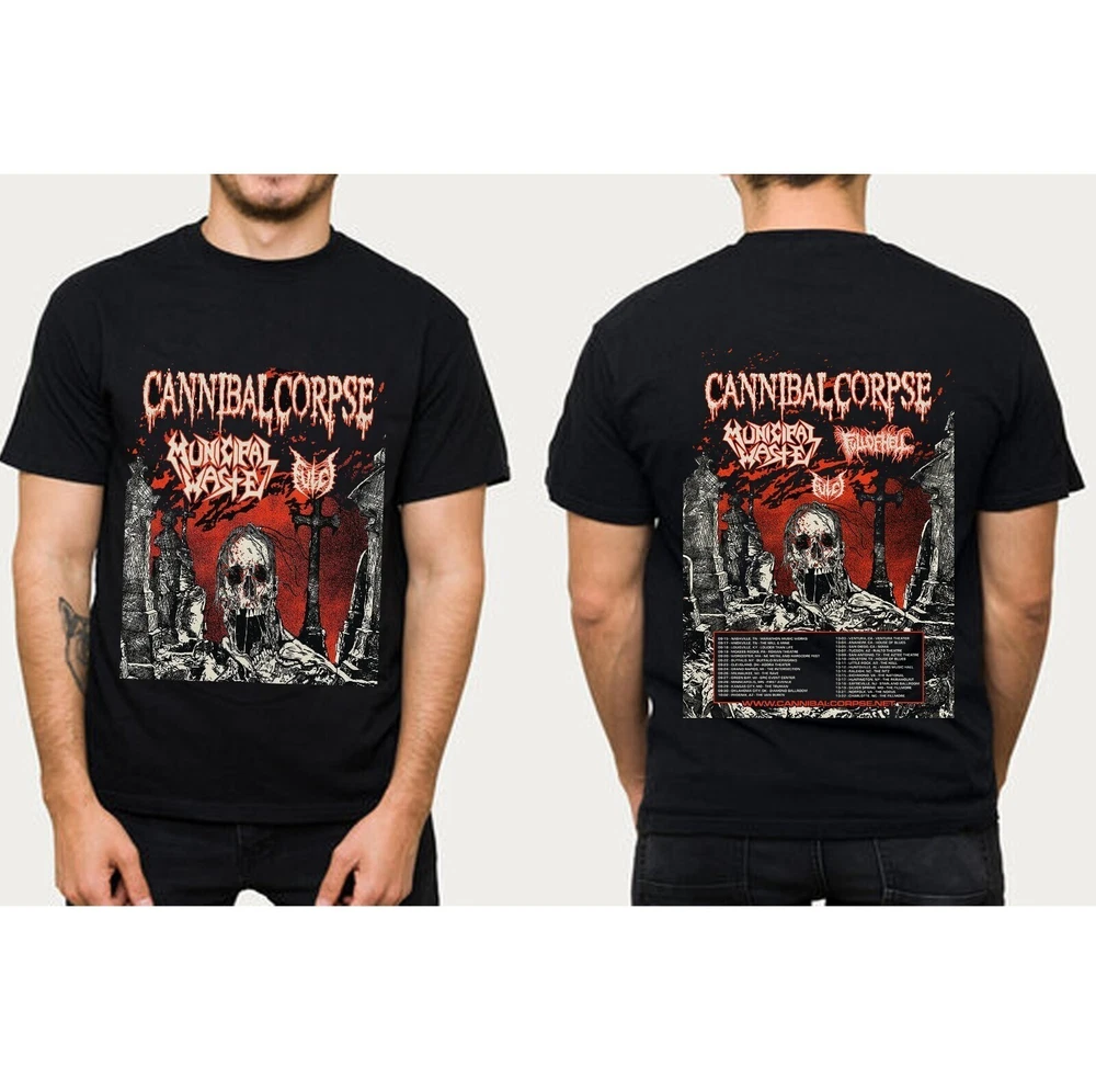 Vesco Cannibal Corpse North American Tour 2025 T Shirt - Walmart.com