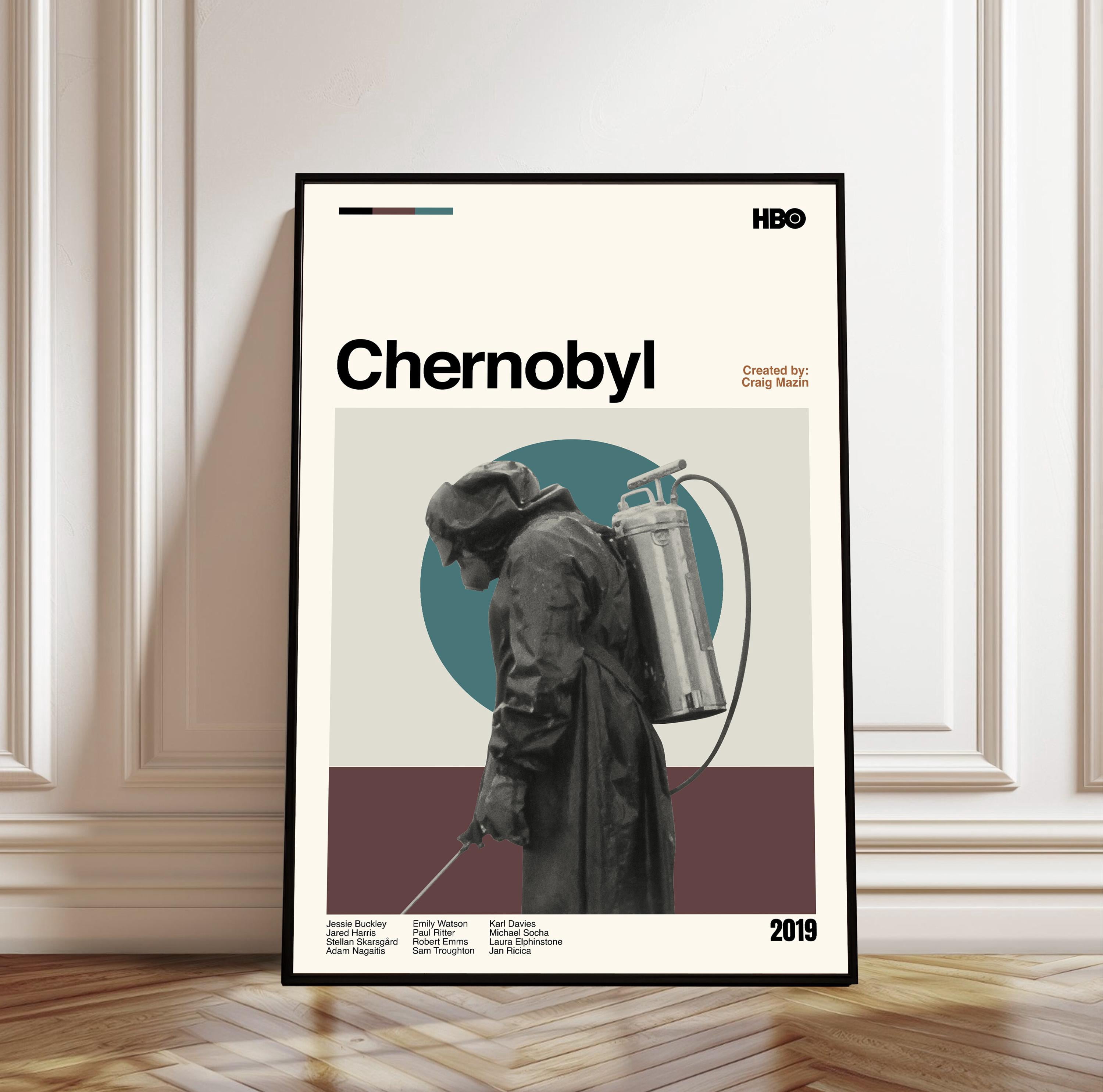 Vesco Chernobyl Poster - Movie Poster - Midcentury Modern Art ...