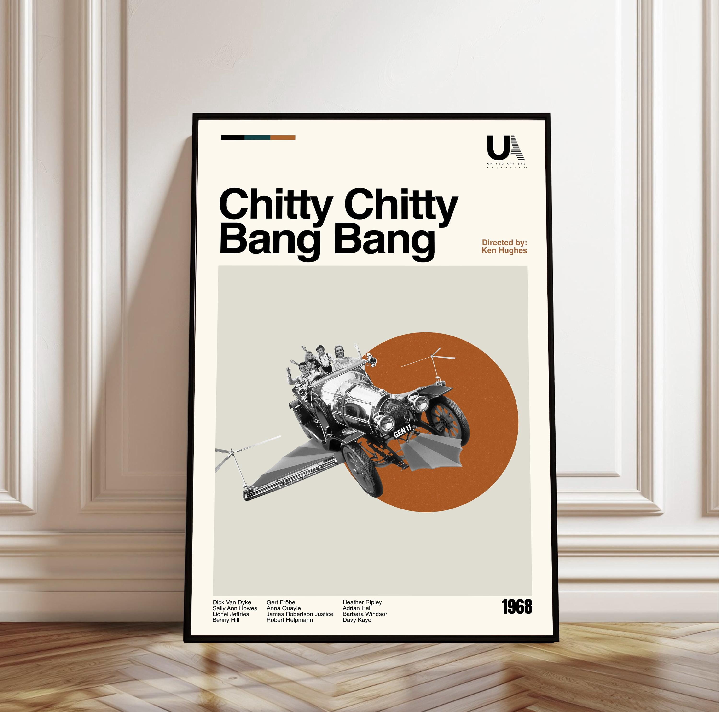 Vesco Chitty Chitty Bang Bang Poster - Movie Poster - Midcentury Modern ...