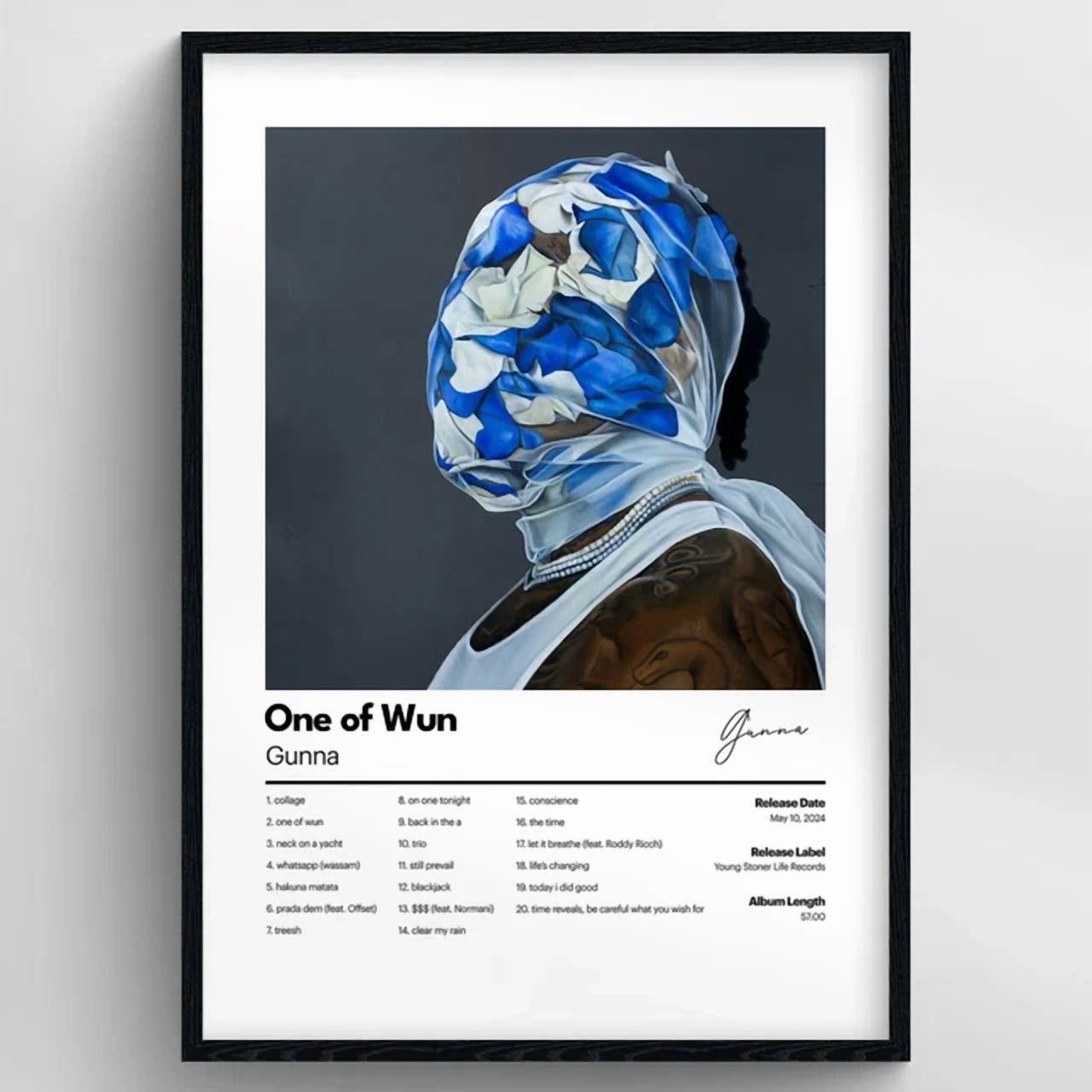 Vesco Eternal Atake Lil Uzi Vert Poster – Rap Music Album Wall Decor ...