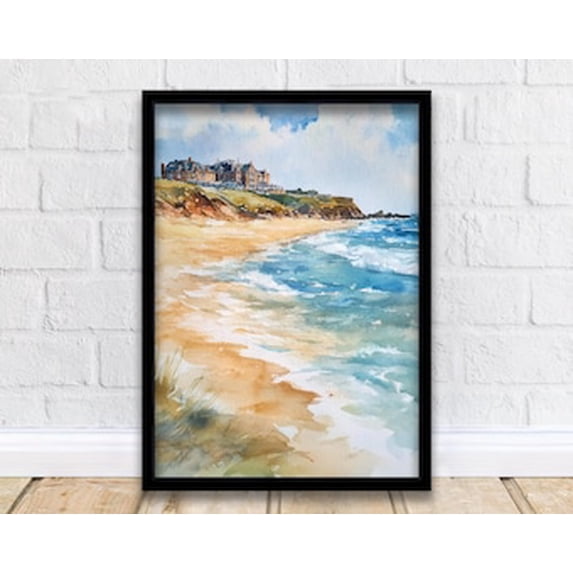 Vesco Fistral Beach Newquay Cornwall Beach Art Fistral Beach Art Print ...