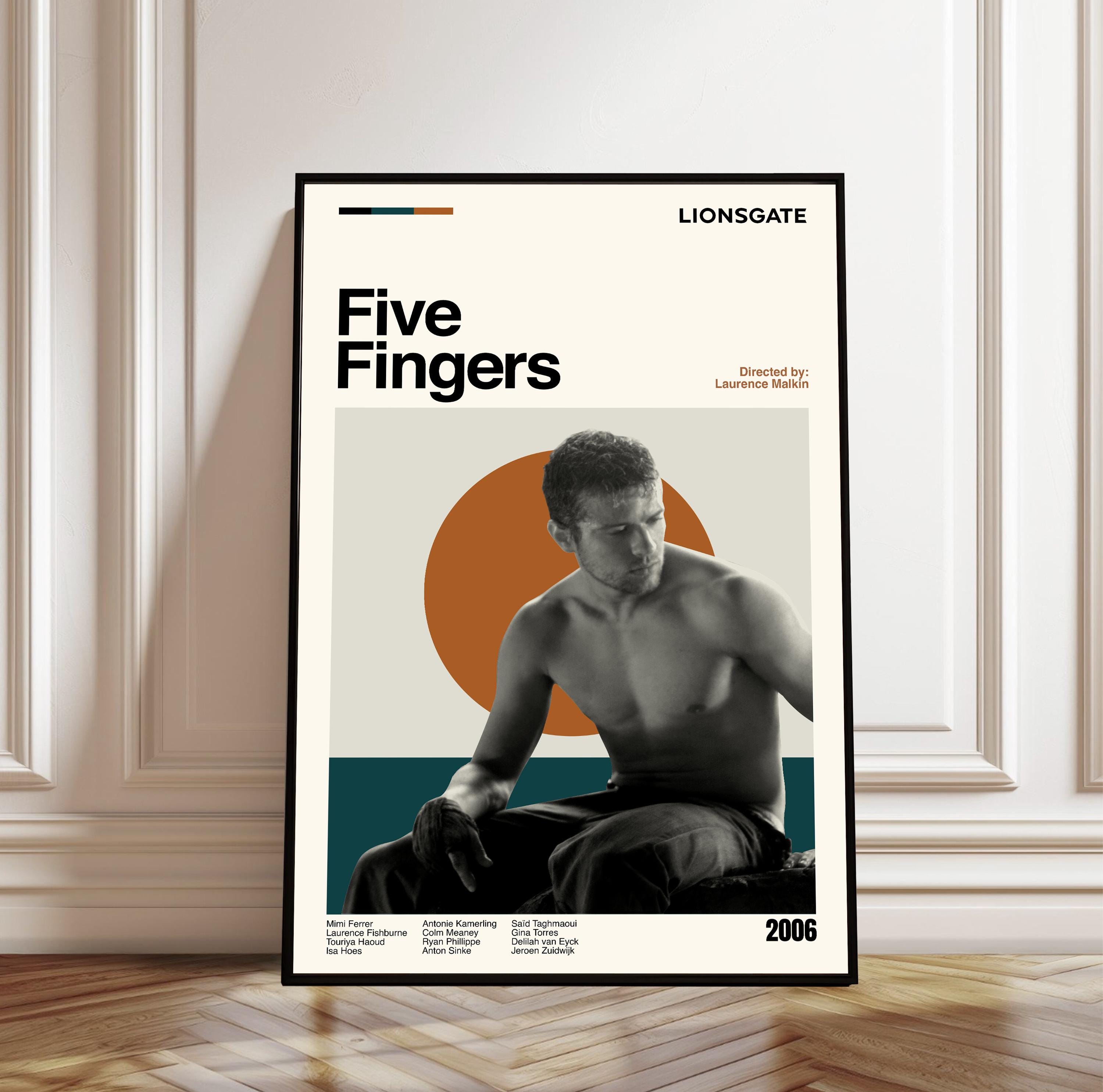 Vesco Five Fingers Poster - Movie Poster - Midcentury Modern Art ...