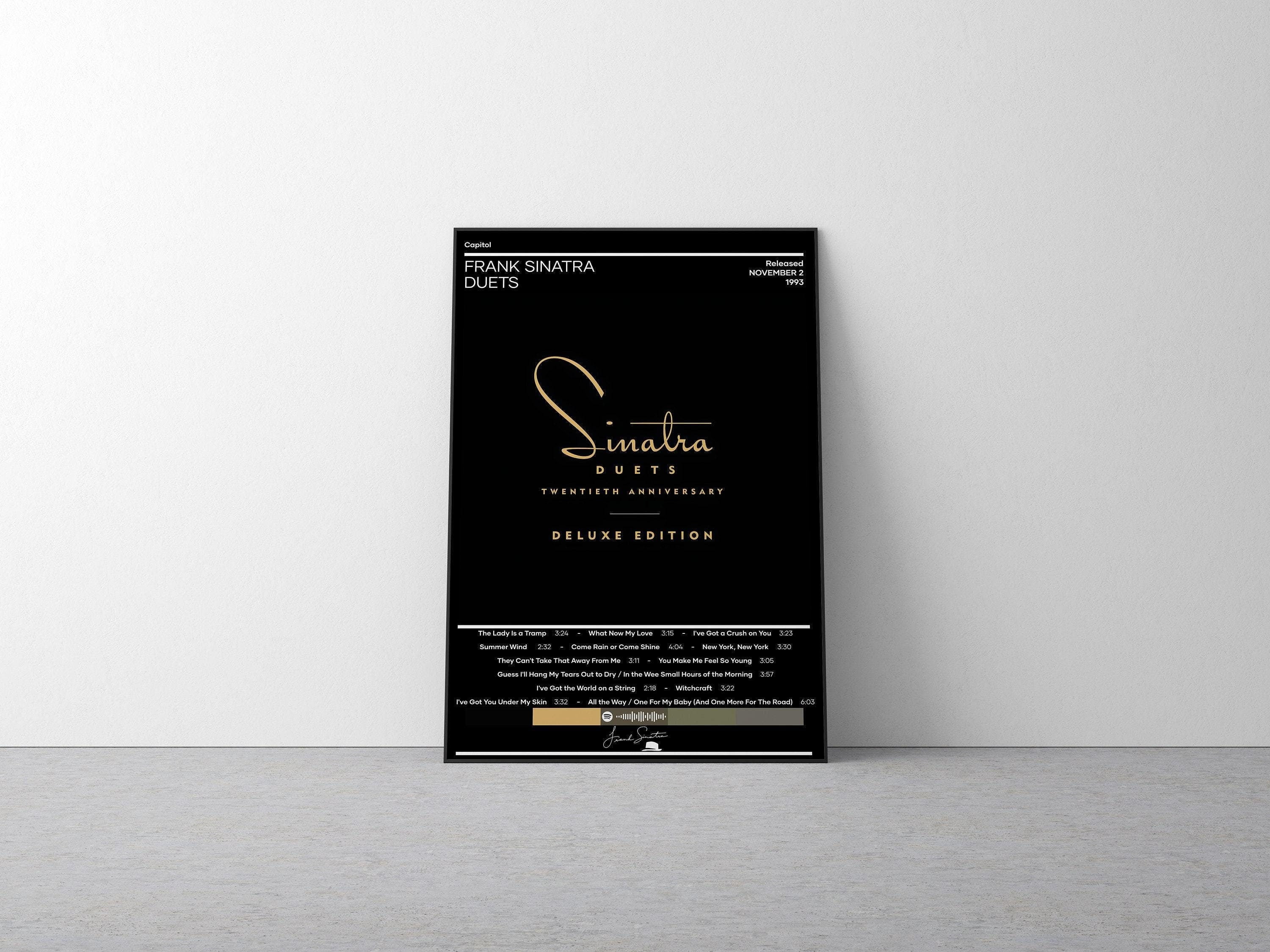Vesco Frank Sinatra Poster - Duets Poster - Jazz Music Poster - Album ...