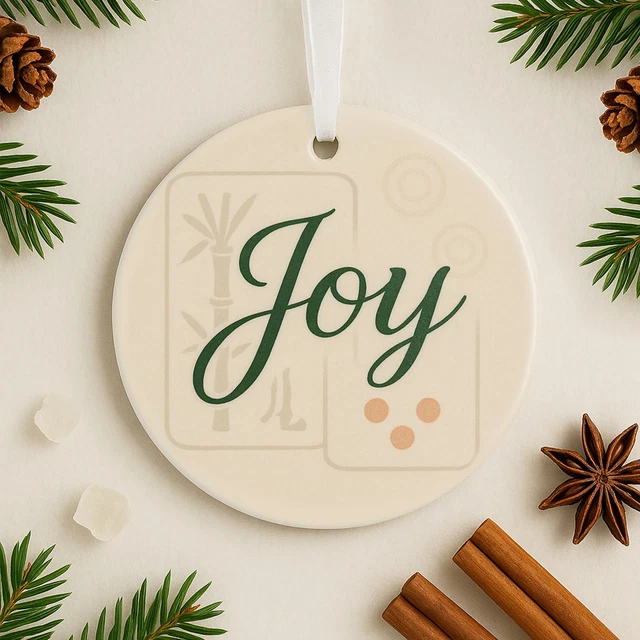Vesco Funny Mahjong Ornament Mahjong Ladies Mah Jongg Player Christmas ...