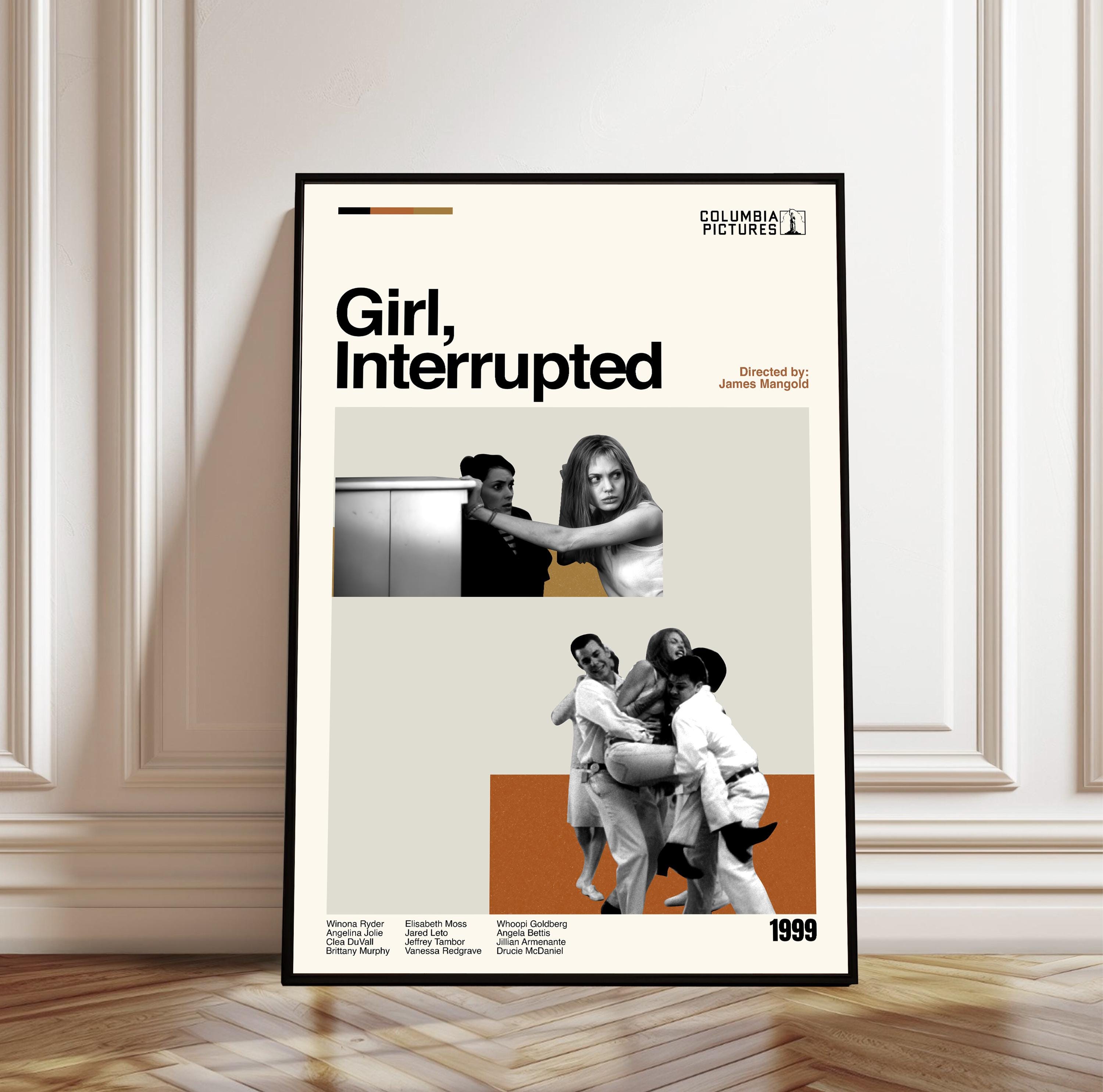 Vesco Girl, Interrupted Poster - Movie Poster - Midcentury Modern Art ...