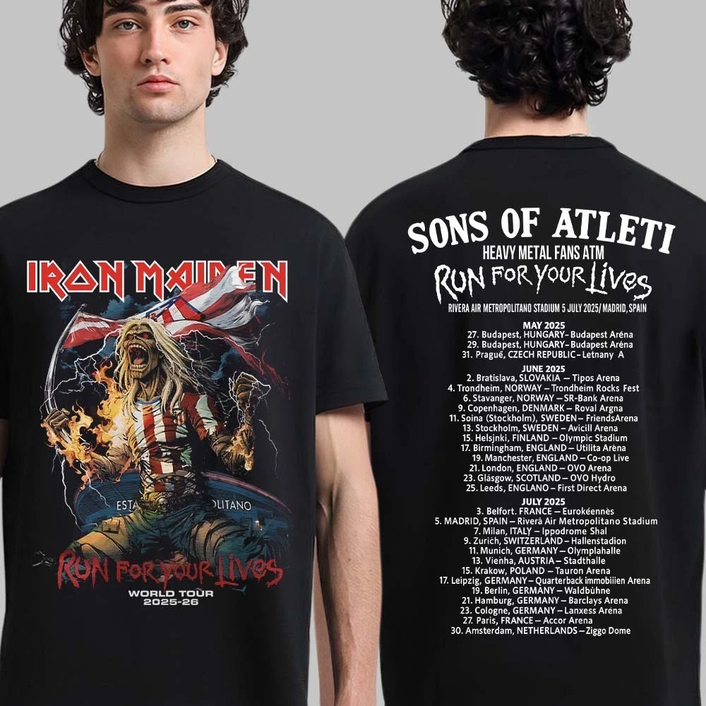 Vesco Hot Trending Iron Maiden Run For Your Lives Tour 2025–2026 Atm ...