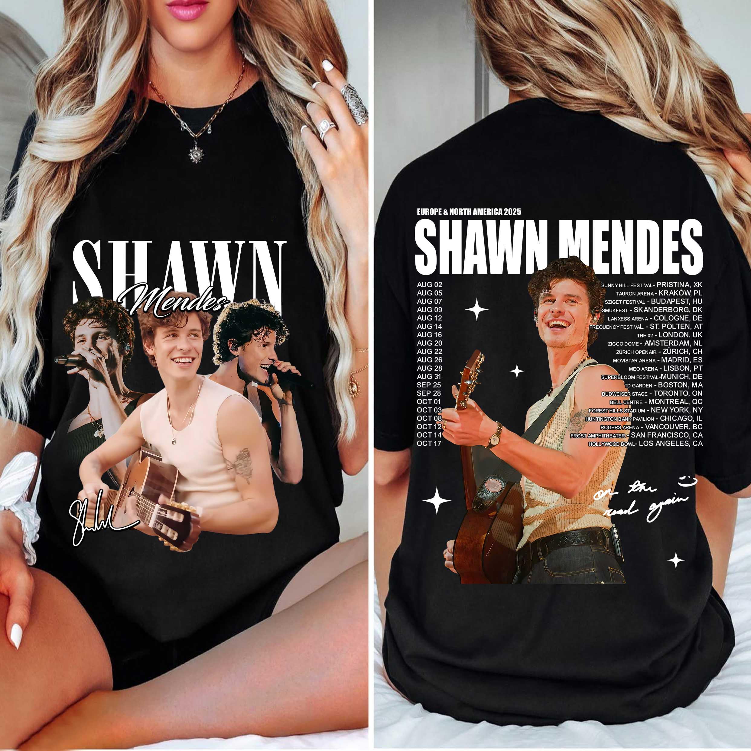 Vesco Hot Trending Shawn Mendes Tour 2025 Png, Concert Poster Europe ...