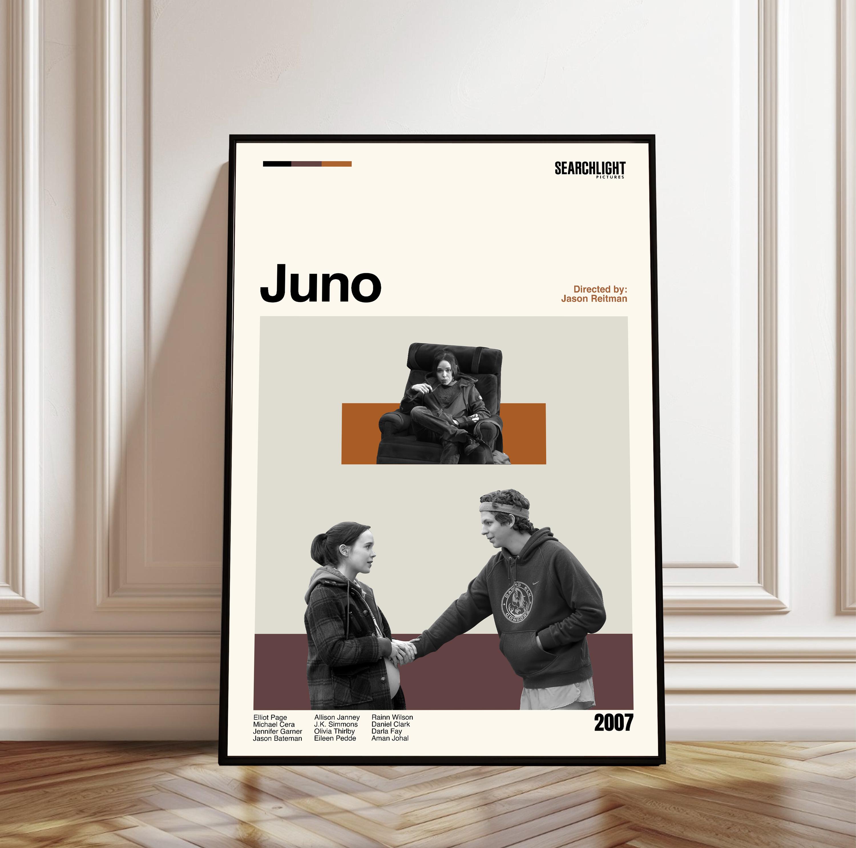 Vesco Juno Poster - Movie Poster - Midcentury Modern Art - Minimalist ...