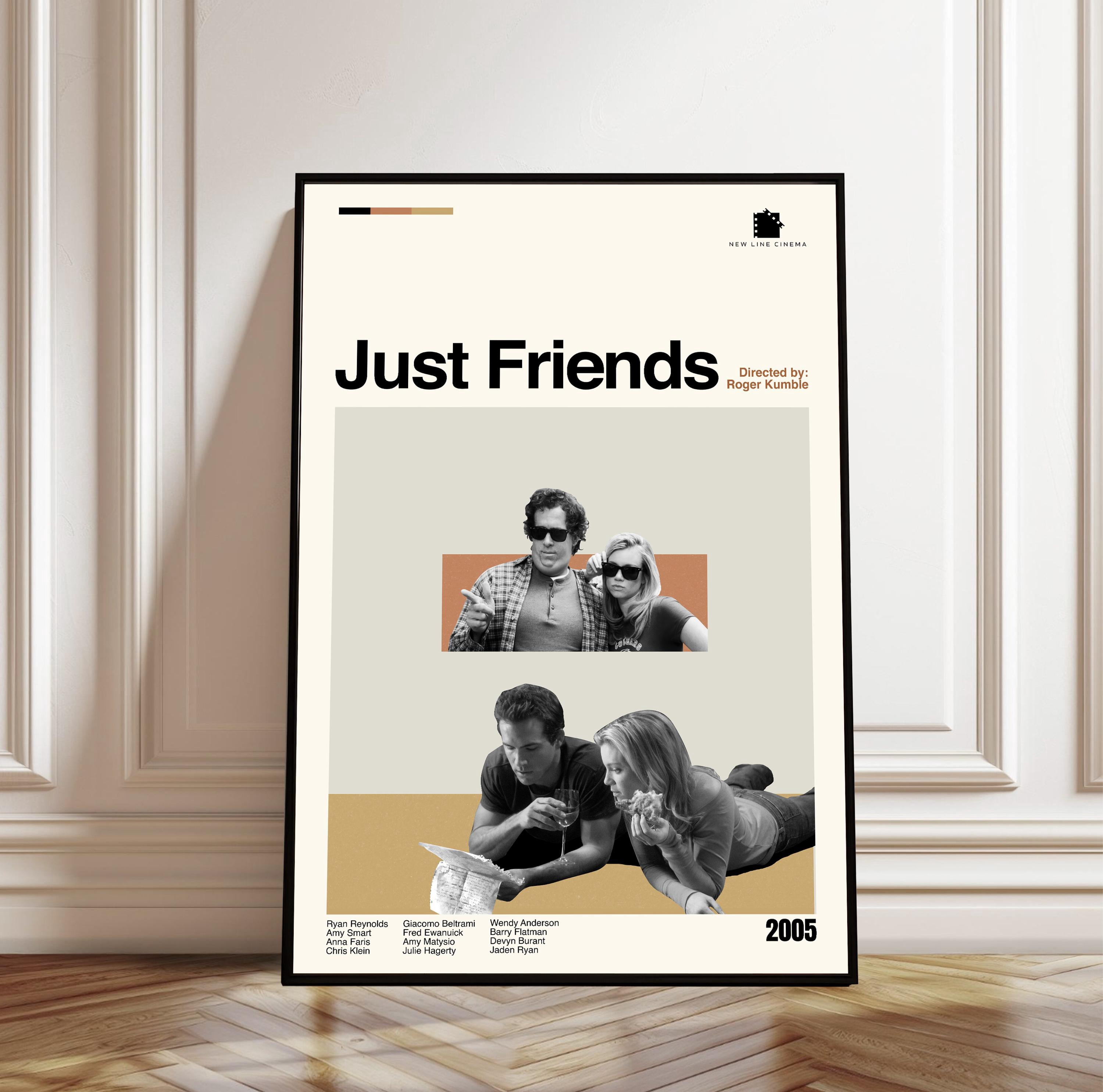 Vesco Just Friends Poster - Movie Poster - Midcentury Modern Art ...