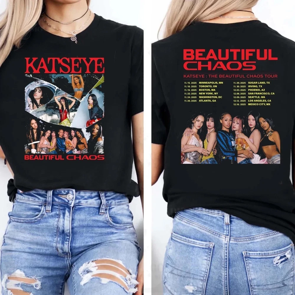 Vesco Katseye Beautiful Chaos Tour Dates 2025 Tee Katseye Concert Music ...