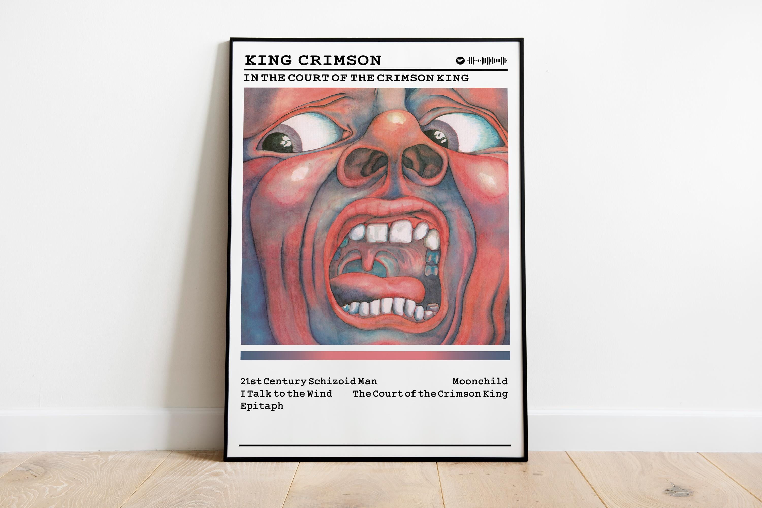 Vesco King Crimson Poster - In The Court Of The Crimson King Poster ...