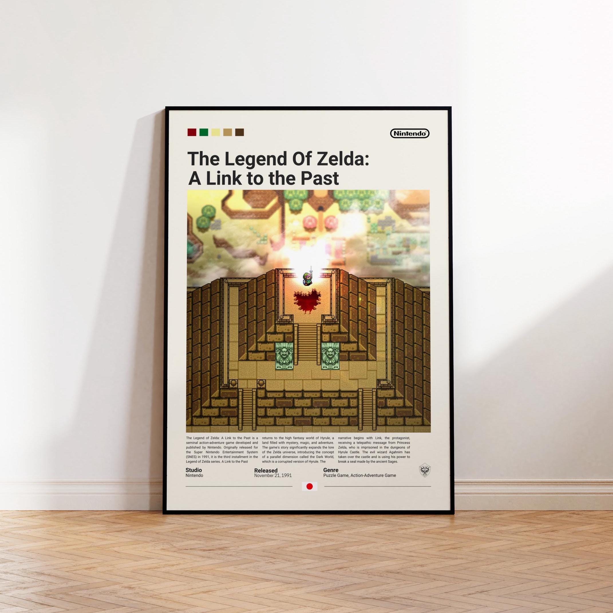 Vesco The Legend Of Zelda Poster, Gaming Room Poster, The Legend Of ...