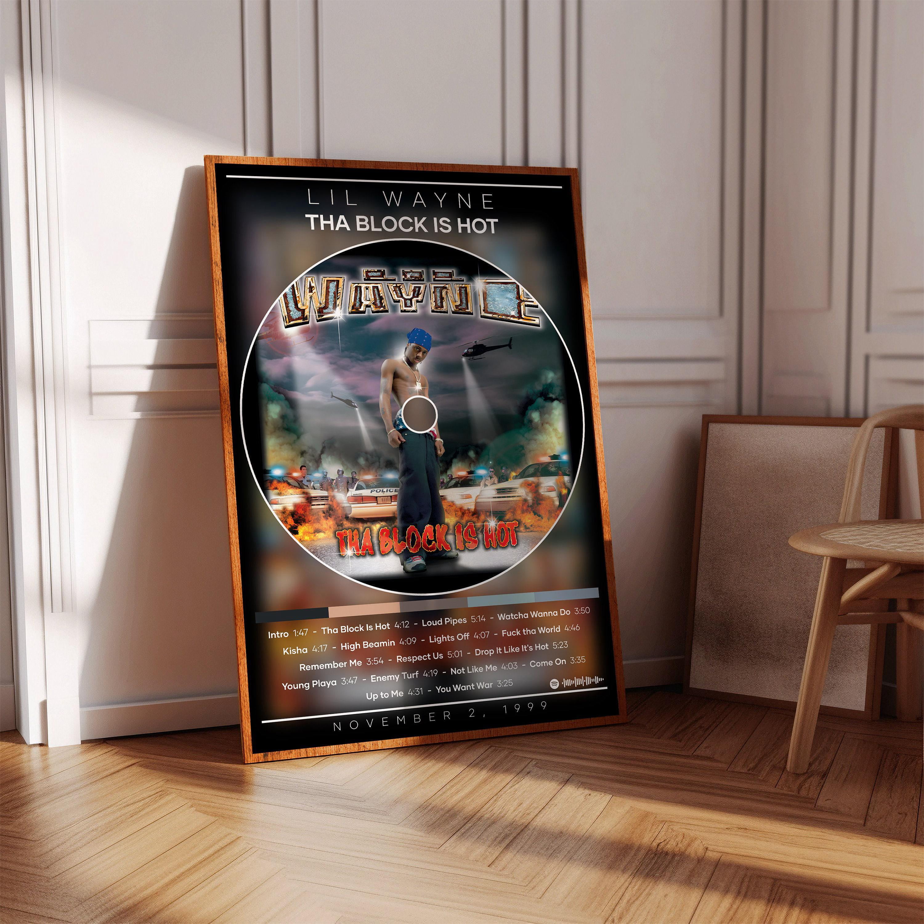 Vesco Lil Wayne Poster - Tha Block Is Hot Poster - Album Poster Print ...