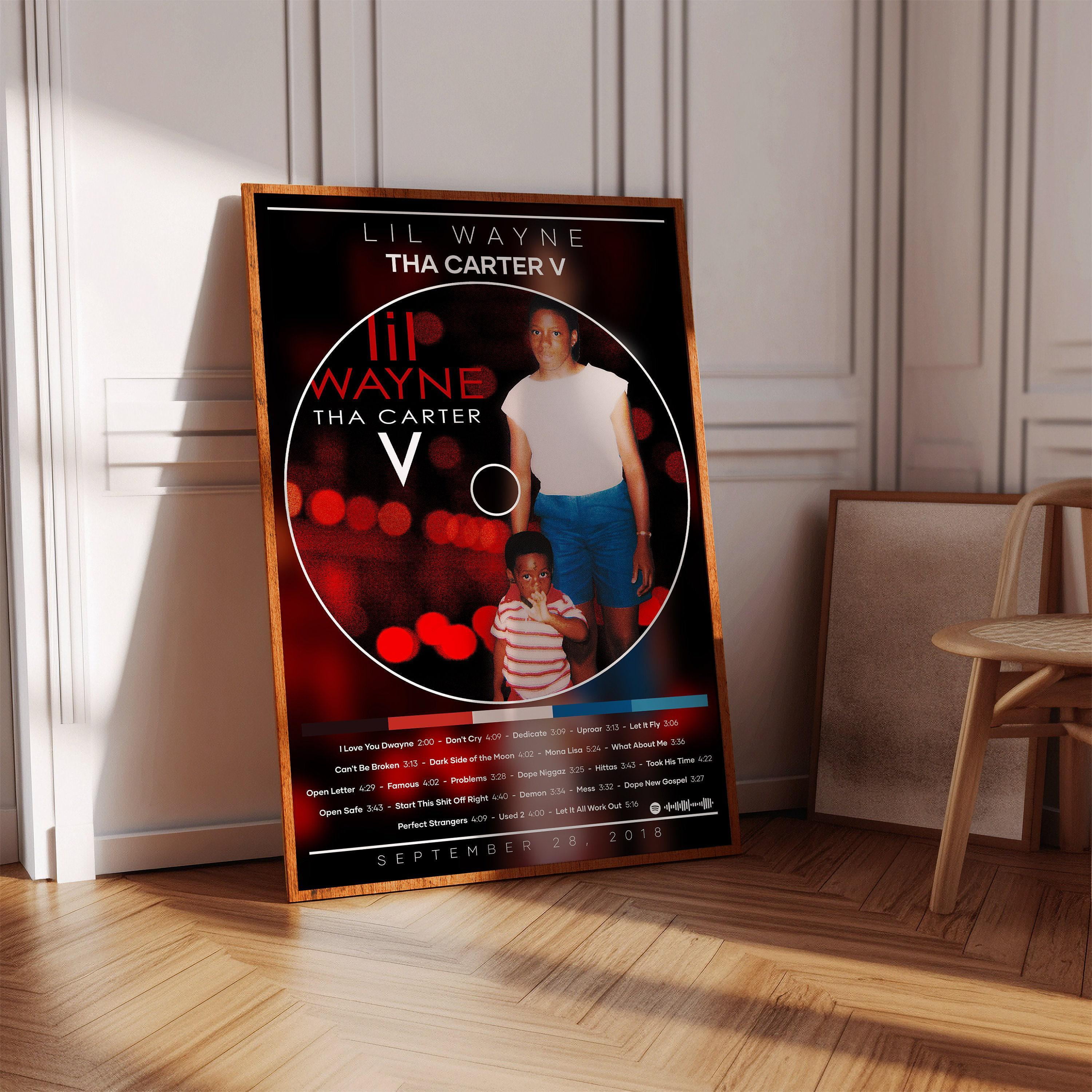 Vesco Lil Wayne Poster - Tha Carter 5 Poster - Album Poster Print ...