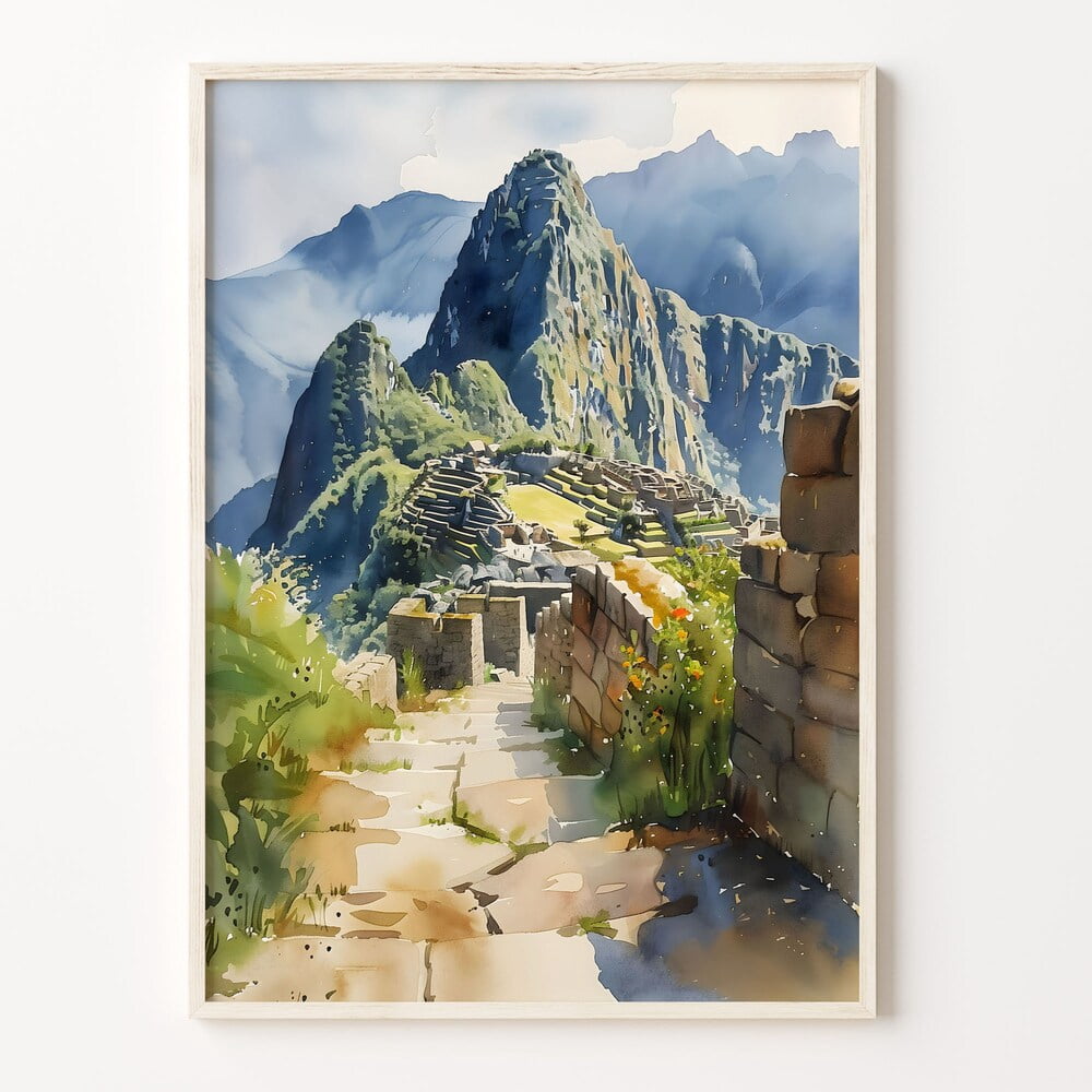 Vesco Machu Picchu Print: Andes Mountains, Peru Wall Art Art Print ...