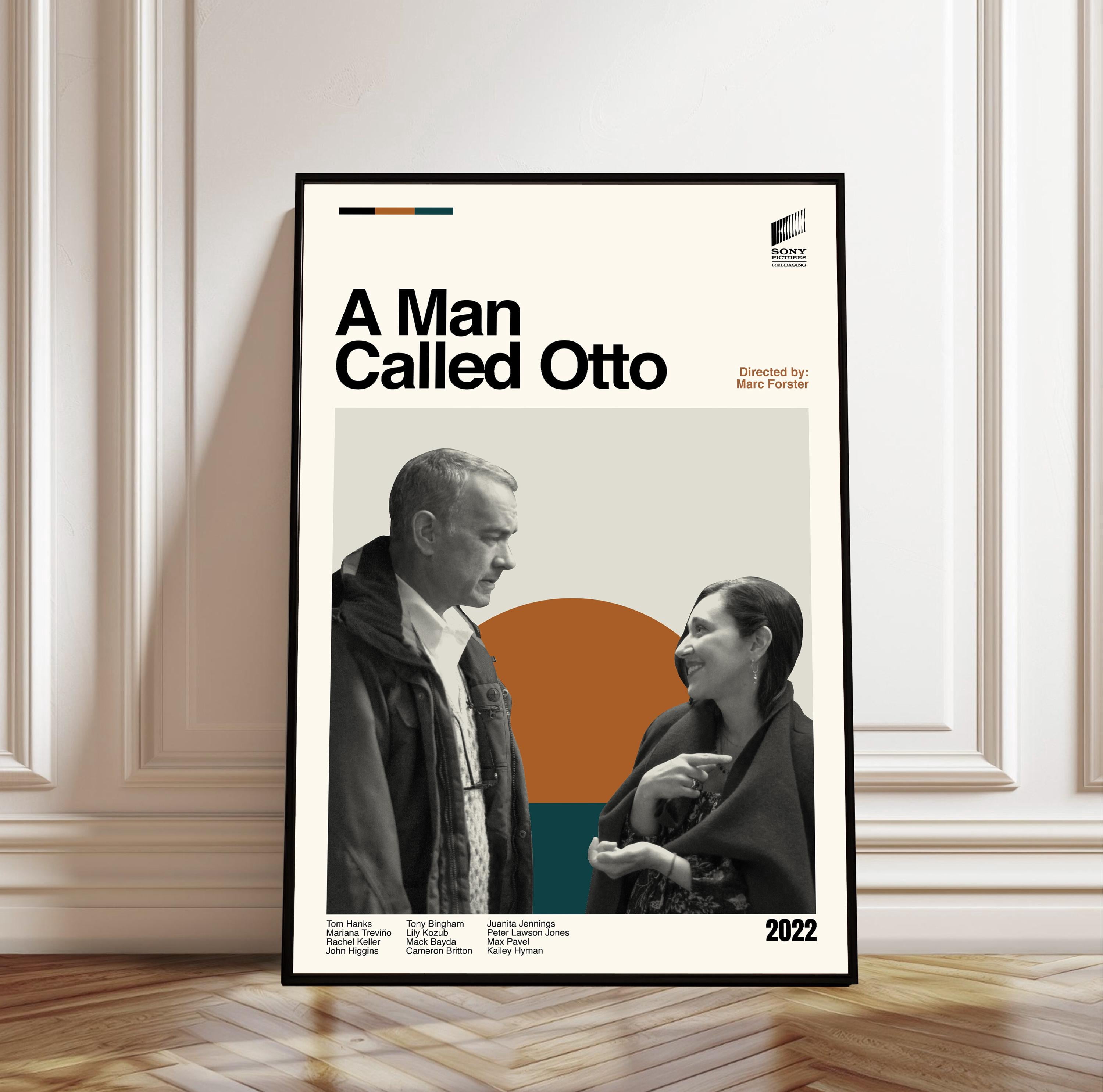 Vesco A Man Called Otto Poster - Movie Poster - Midcentury Modern Art ...