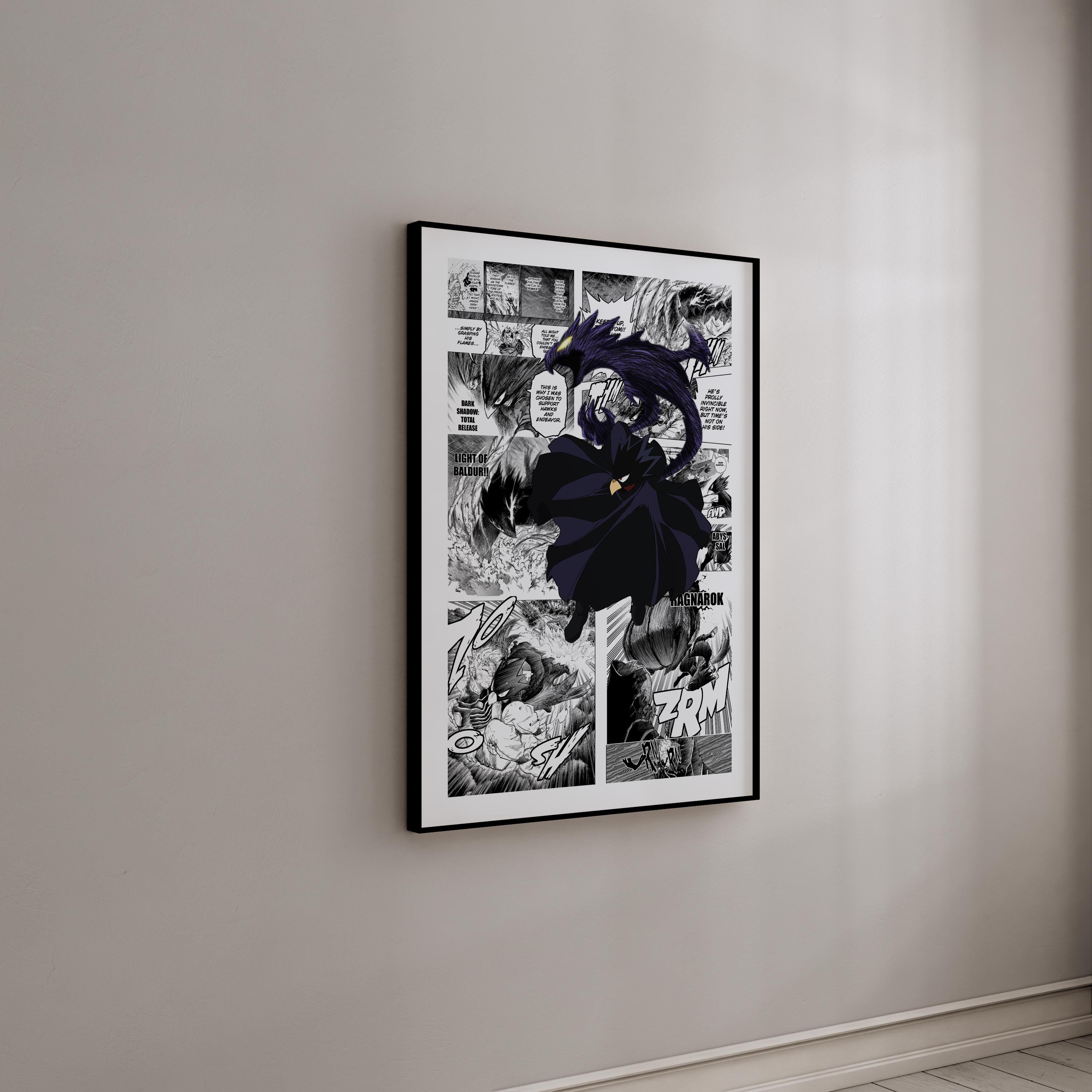 Vesco Manga Poster - Fumikage Tokoyami Anime Wall Decor - High Quality ...