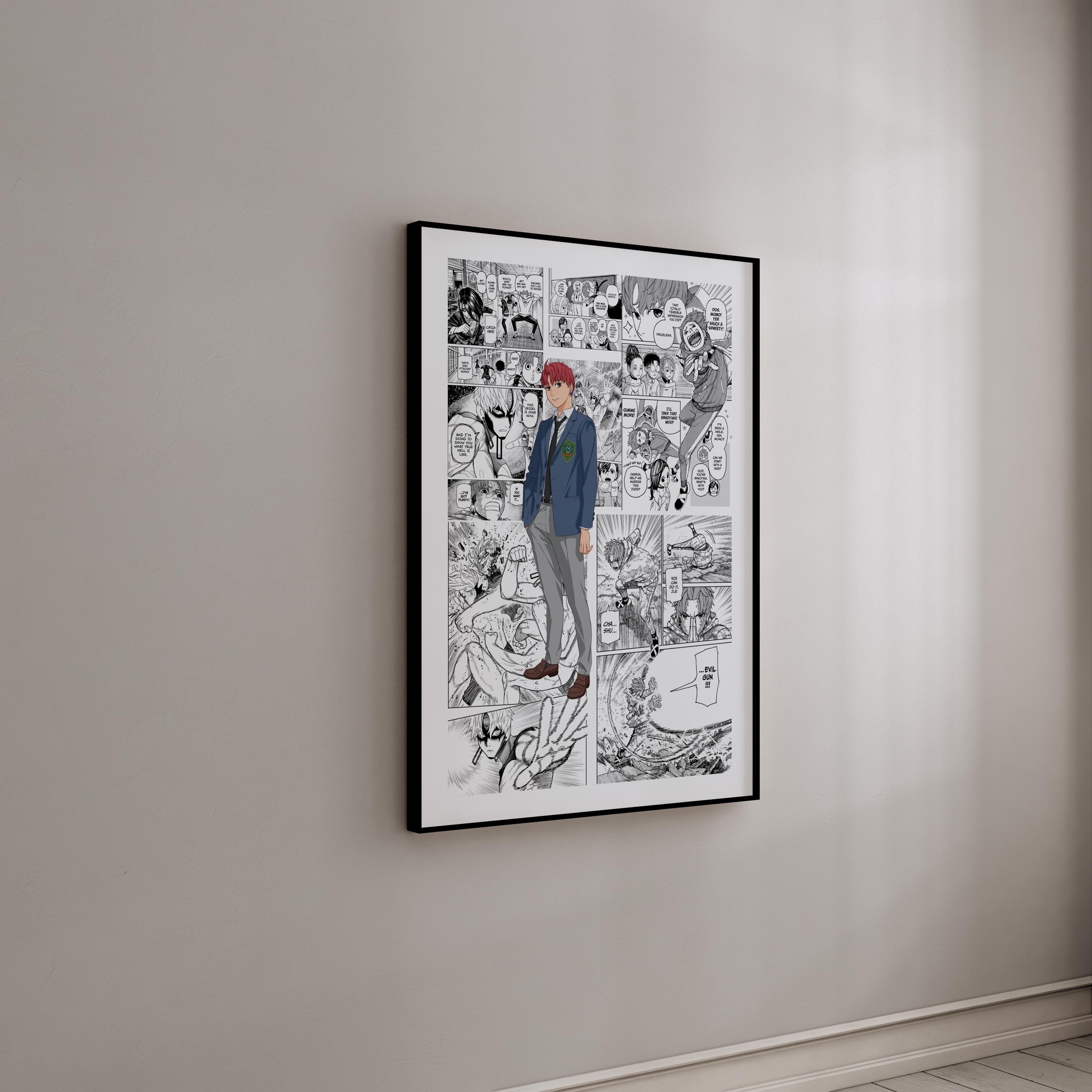 Vesco Manga Poster - 'Jiji' Jin Enoji Anime Wall Decor - High Quality ...