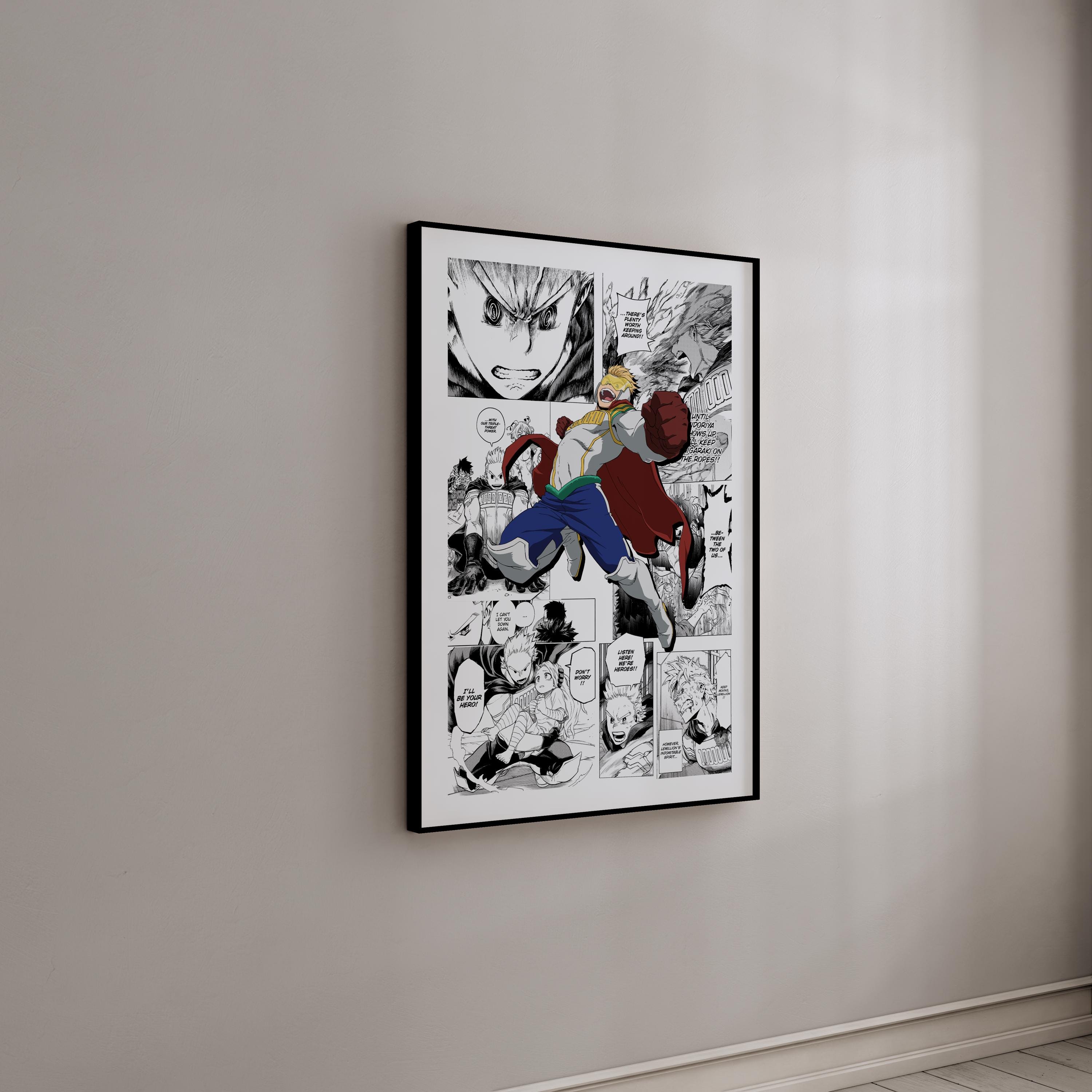 Vesco Manga Poster - 'Lemillion' Mirio Togata Anime Wall Decor - High ...