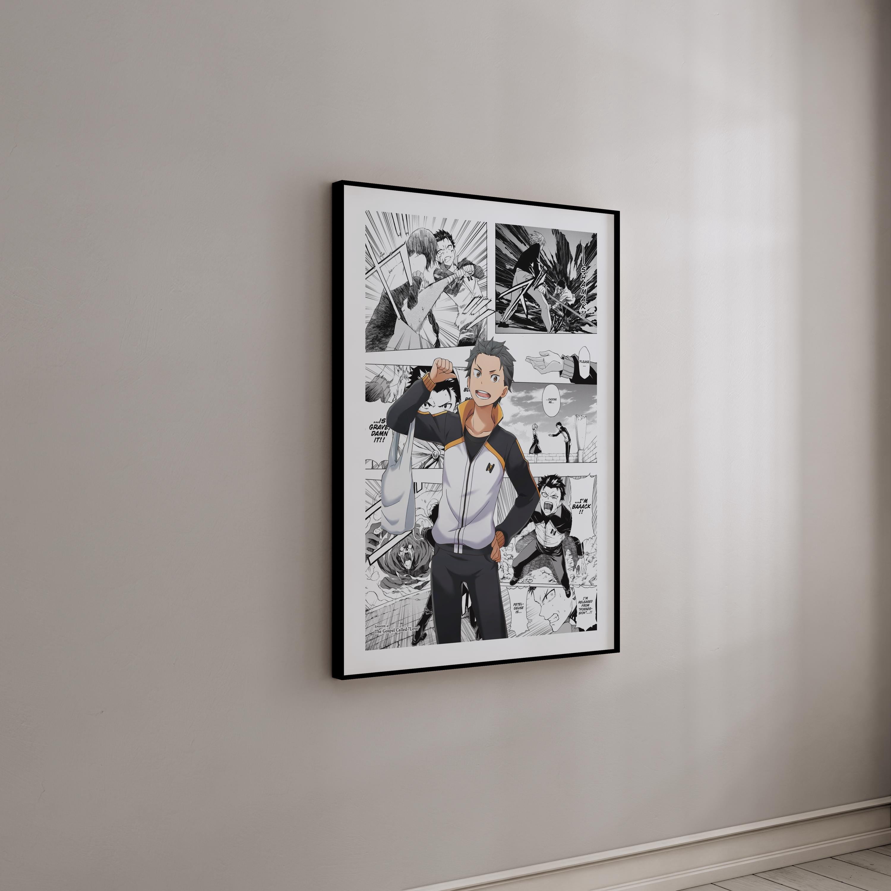 Vesco Manga Poster - Subaru Natsuki Anime Wall Decor - High Quality ...