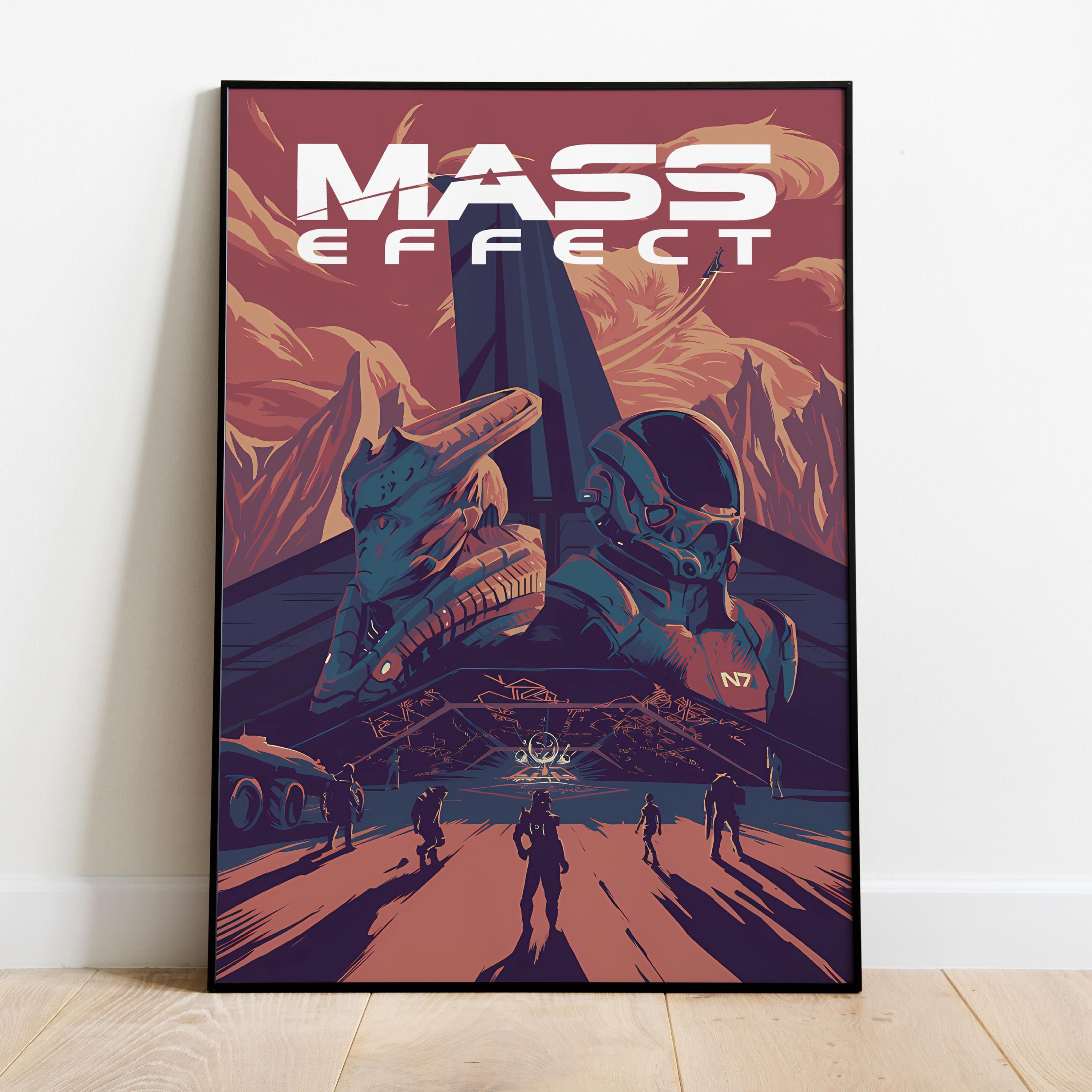 Vesco Mass Effect Poster, Frameless Wall Art & Print, Home Decor, Game ...