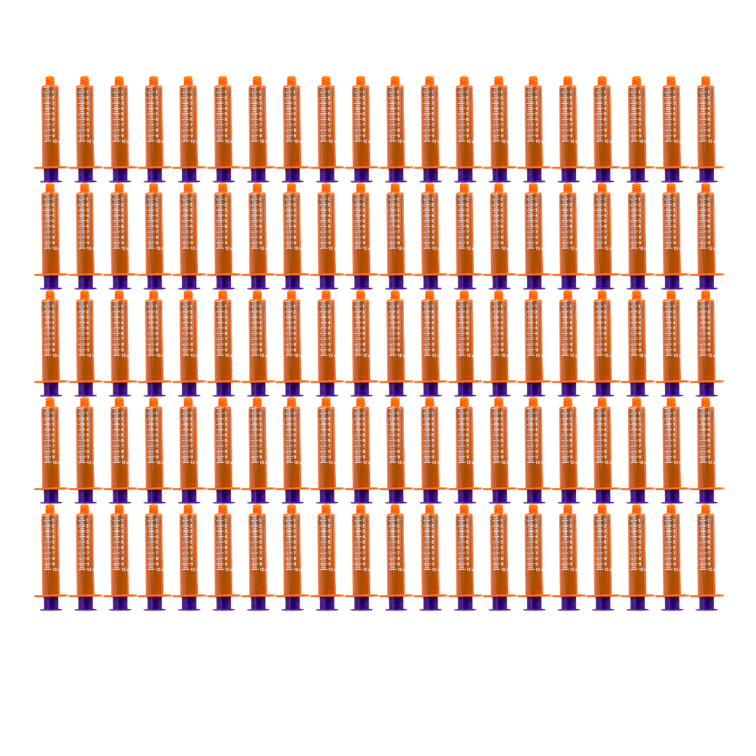 Vesco Medical ENFit Amber Syringes 10ml - Pack of 100 - Walmart.com