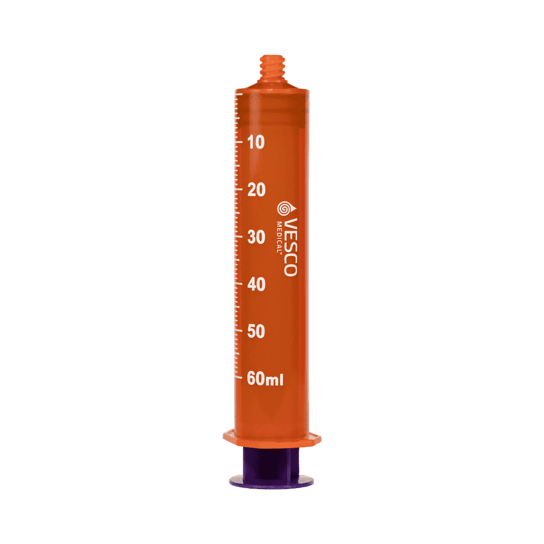 Vesco Medical ENFit Amber Syringes 60ml - Pack of 1 - Walmart.com