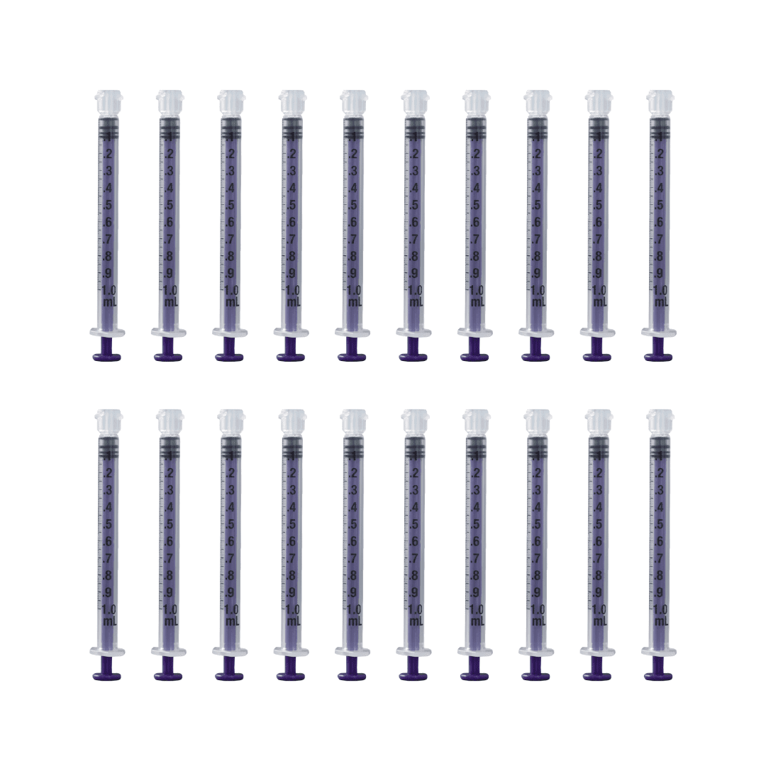 Vesco Medical ENFit Low Dose Tip Syringes, 1ml (Pack of 10) - Walmart.com