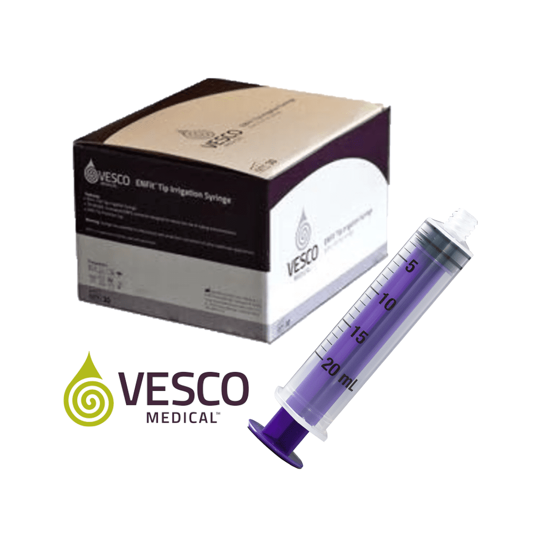 Vesco Medical ENFit Standard Tip Syringes, 20ml (Pack of 250) - Walmart ...