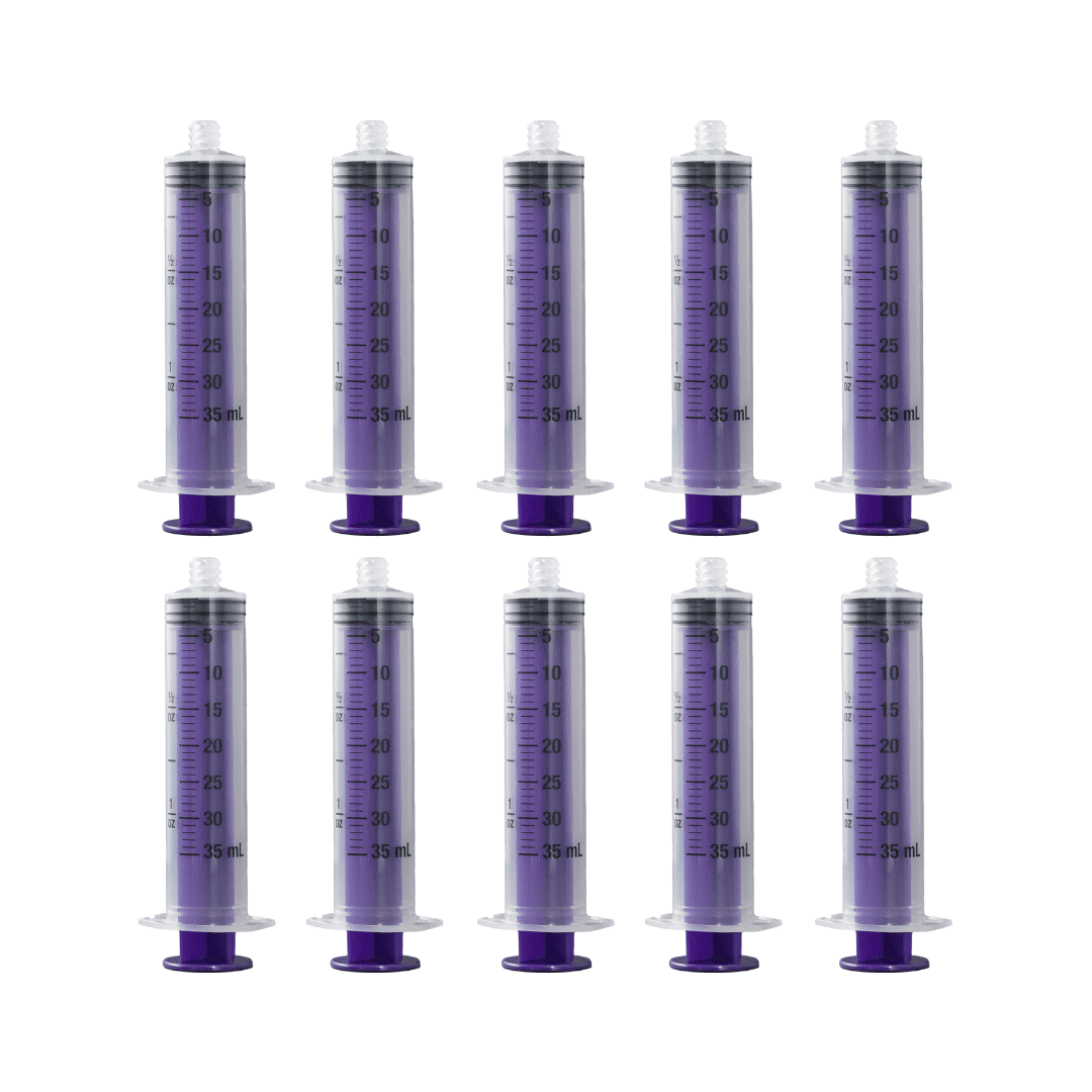 Vesco Medical ENFit Standard Tip Syringes, 35ml (Pack of 10) - Walmart.com