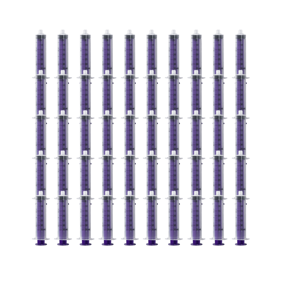 Vesco Medical ENFit Standard Tip Syringes, Clear, 35ml, Pack of 50 ...