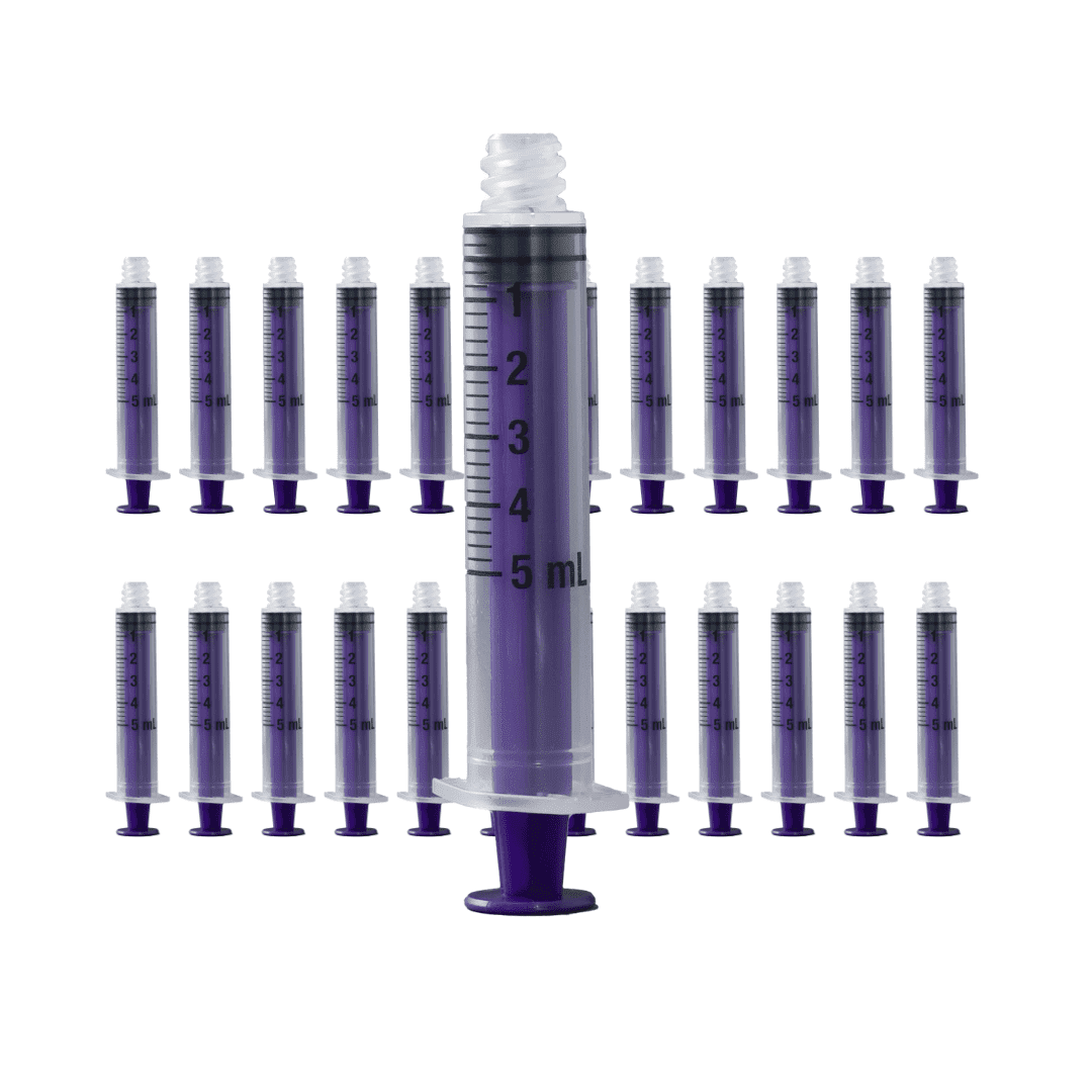 Vesco Medical ENFit Standard Tip Syringes, 5ml (Pack of 25) - Walmart.com