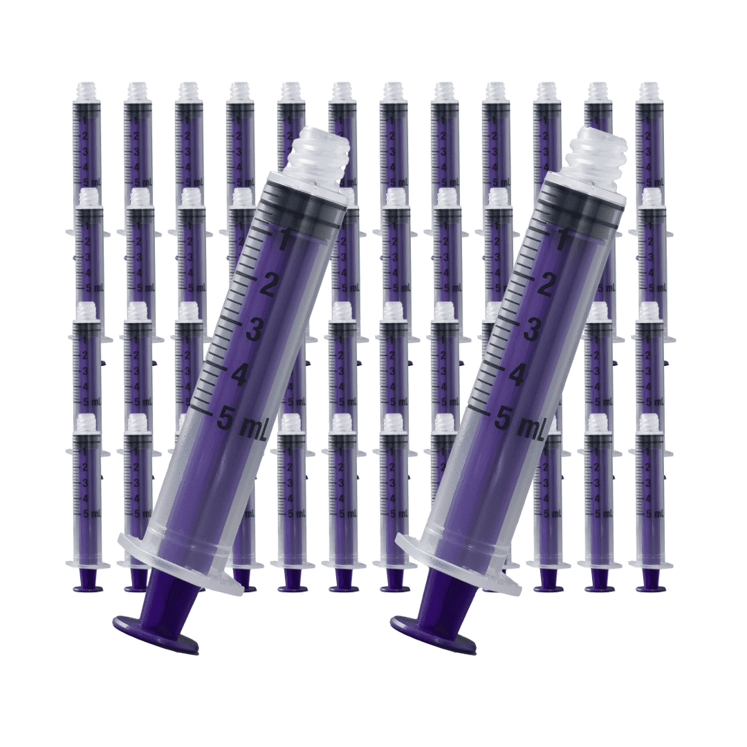 Vesco Medical ENFit Standard Tip Syringes, 5ml (Pack of 50) - Walmart.com