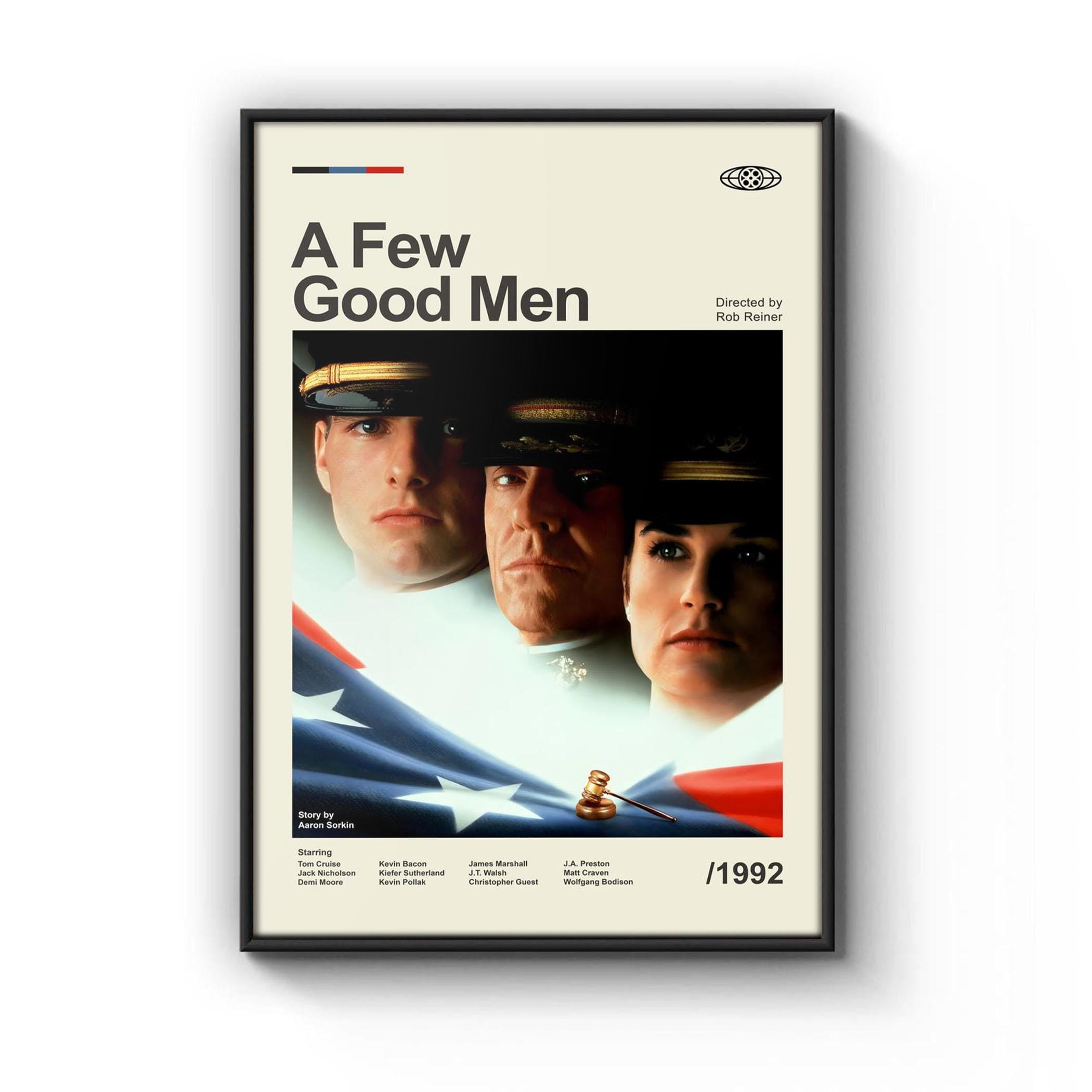 Vesco Mid Century Modern A Few Good Men Movie Poster, Retro Movie Print ...