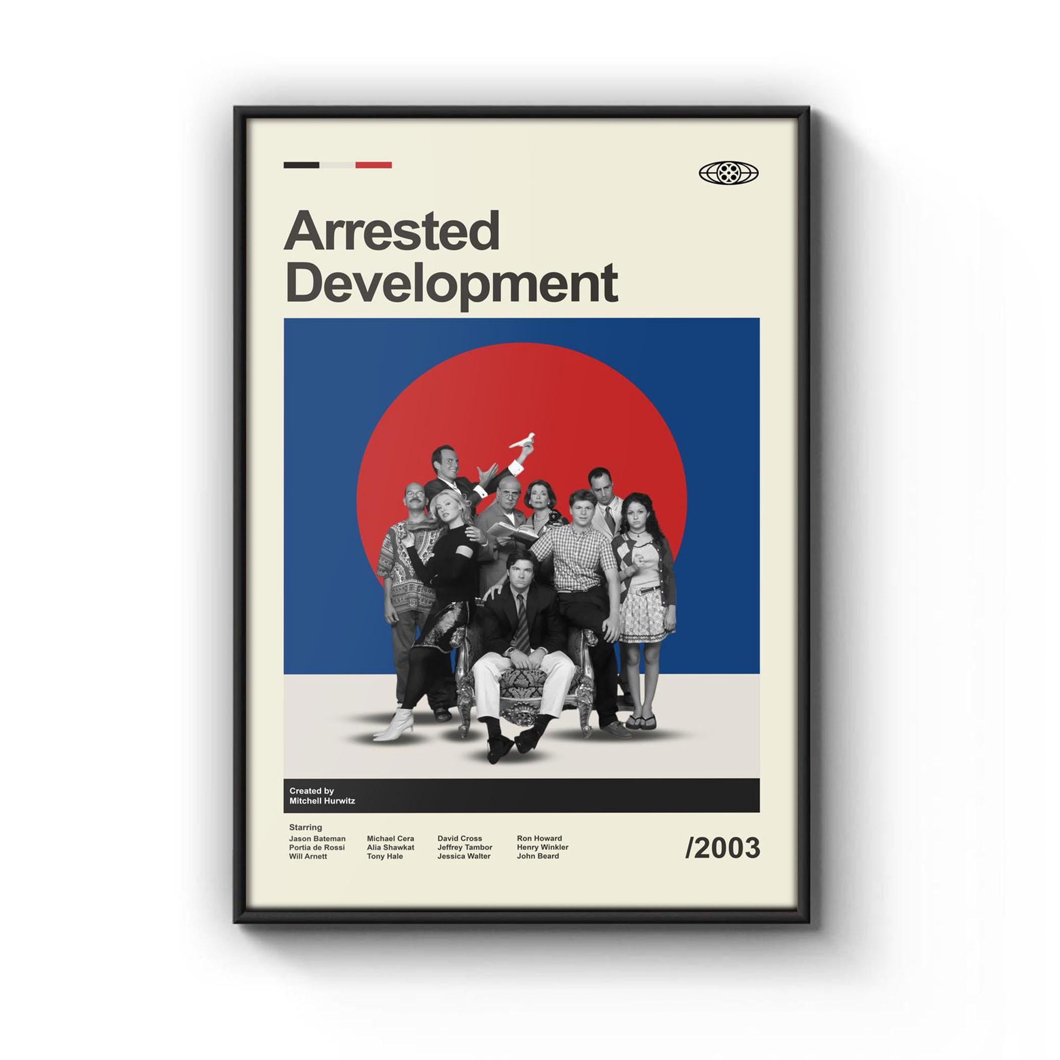 Vesco Mid Century Modern Arrested Development Poster, Retro Arrested ...