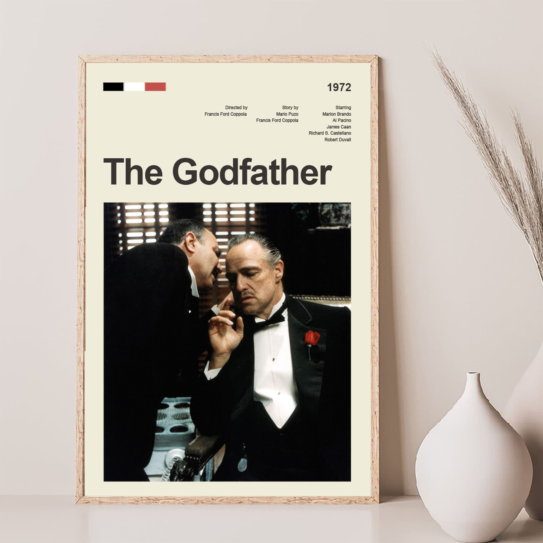 Vesco Mid Century Modern Movie Poster, Retro Movie Print, Modern ...