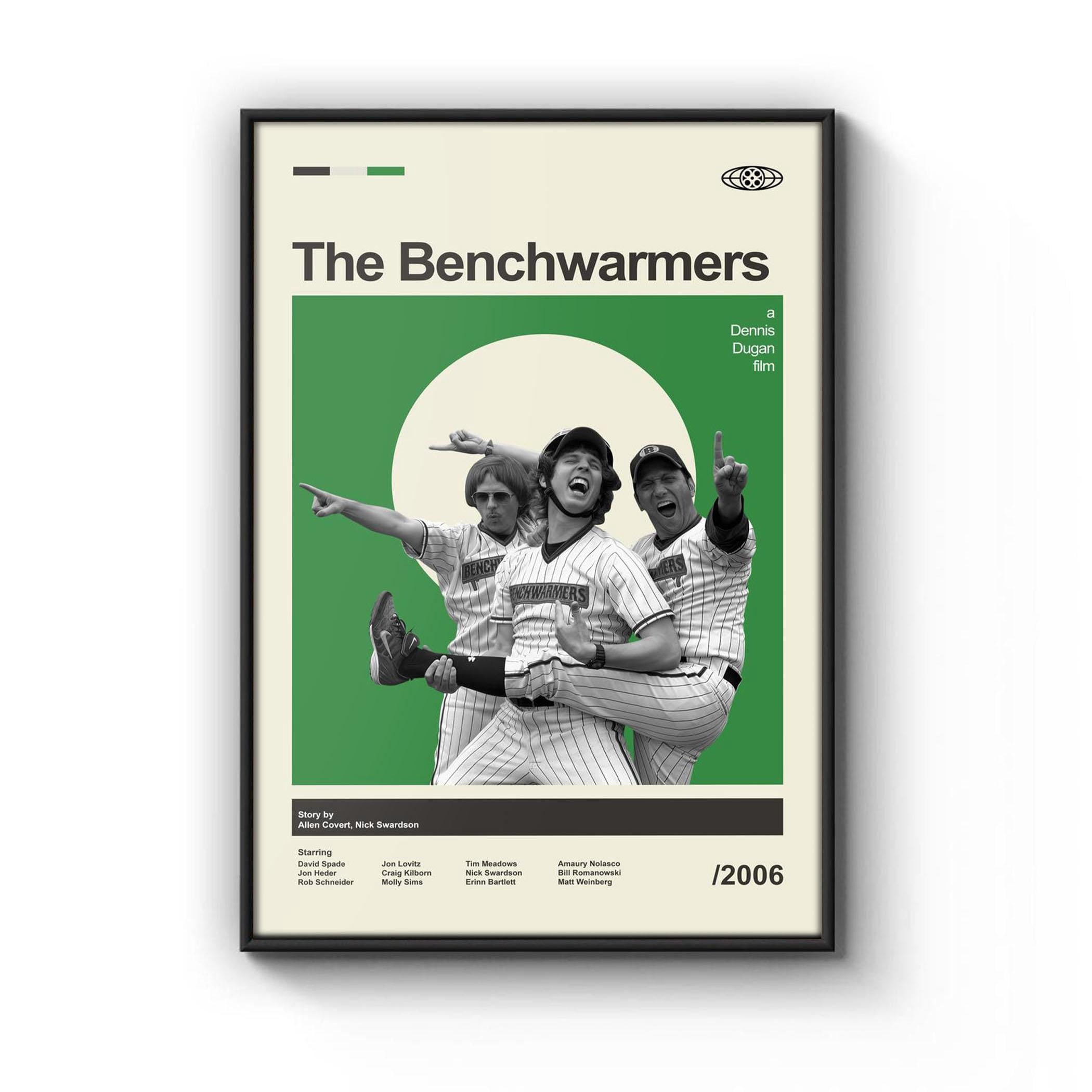 Vesco Mid Century Modern The Benchwarmers Movie Poster, Retro Movie ...