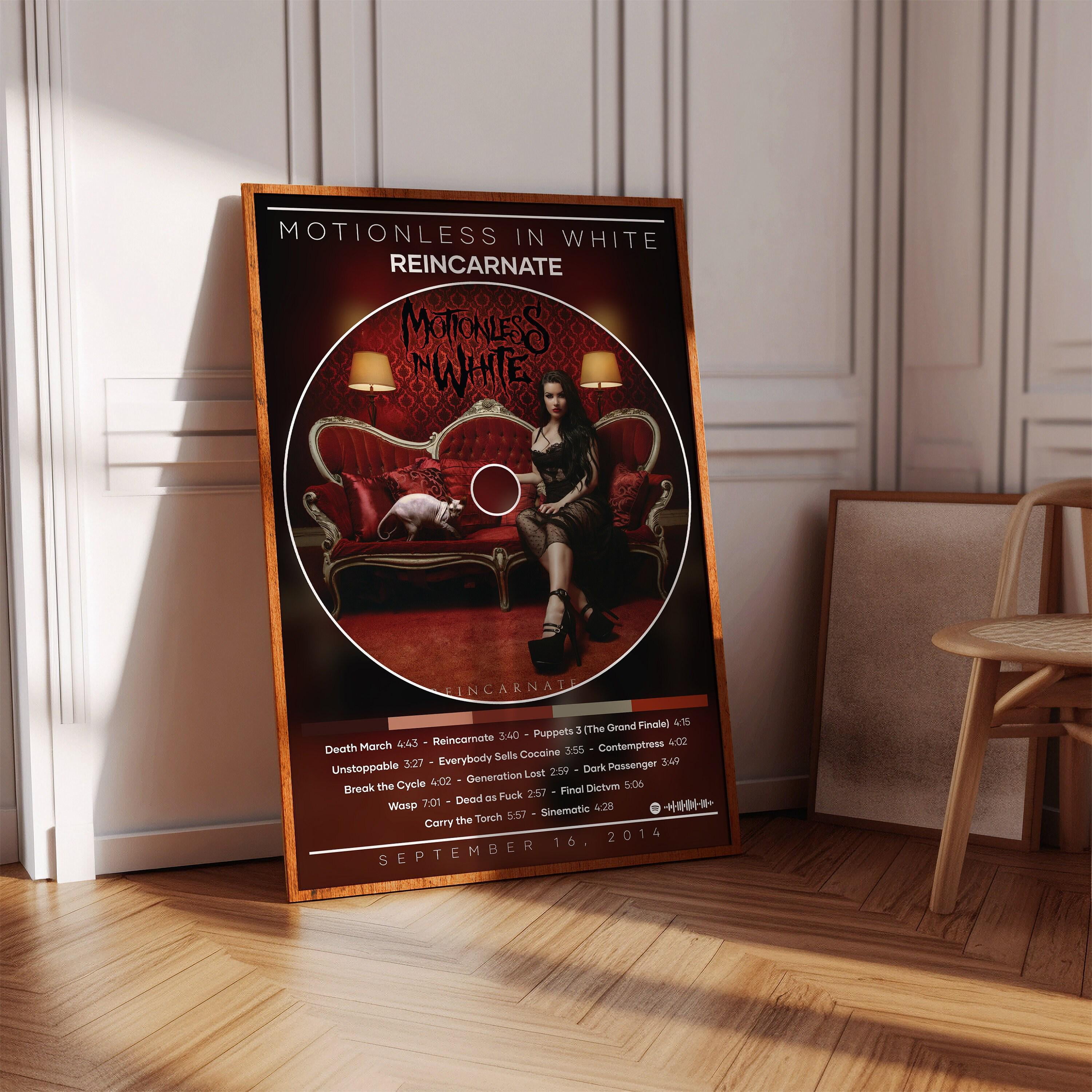 Vesco Motionless In White Poster - Reincarnate Poster - Album Poster ...