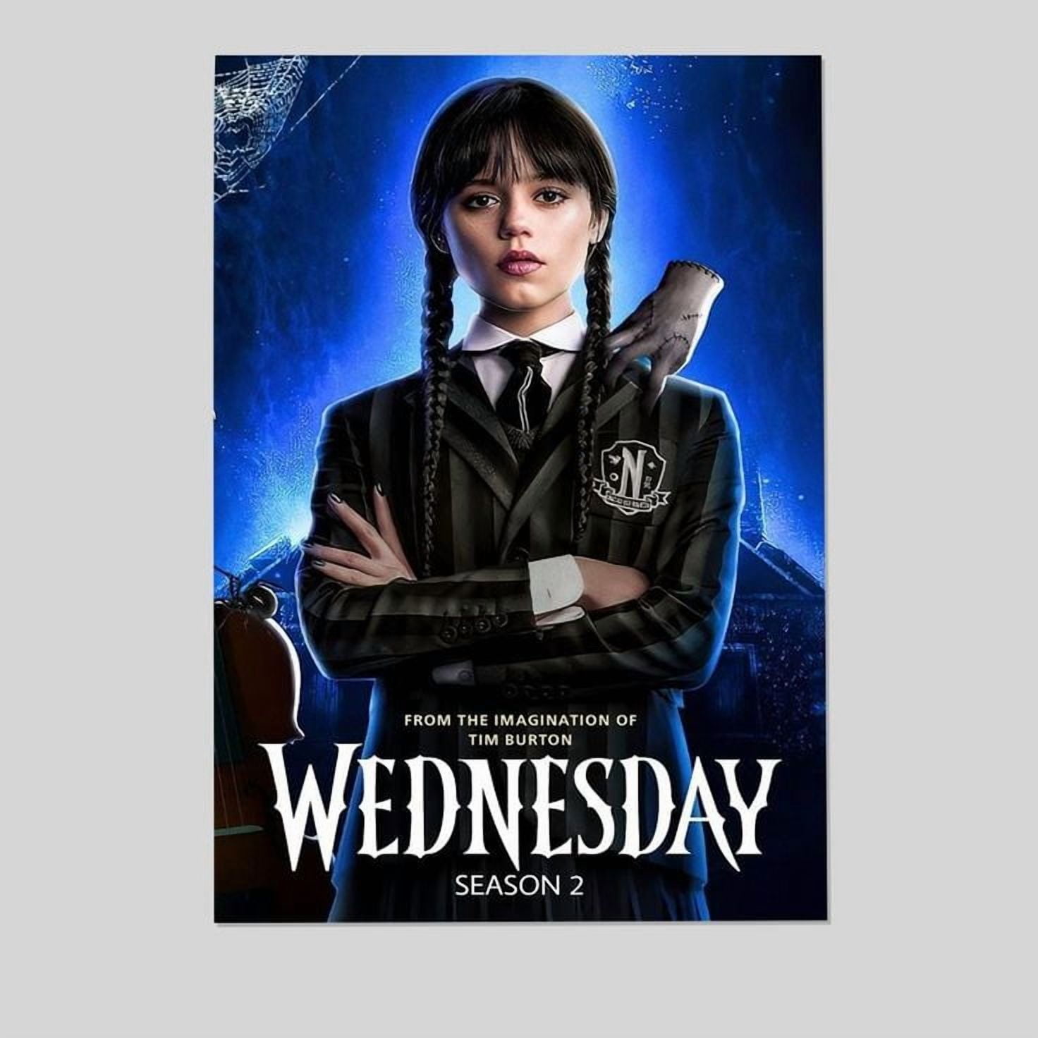 Vesco Movie Poster Wednesday Addams She’S Back: Wednesday Season 2 ...