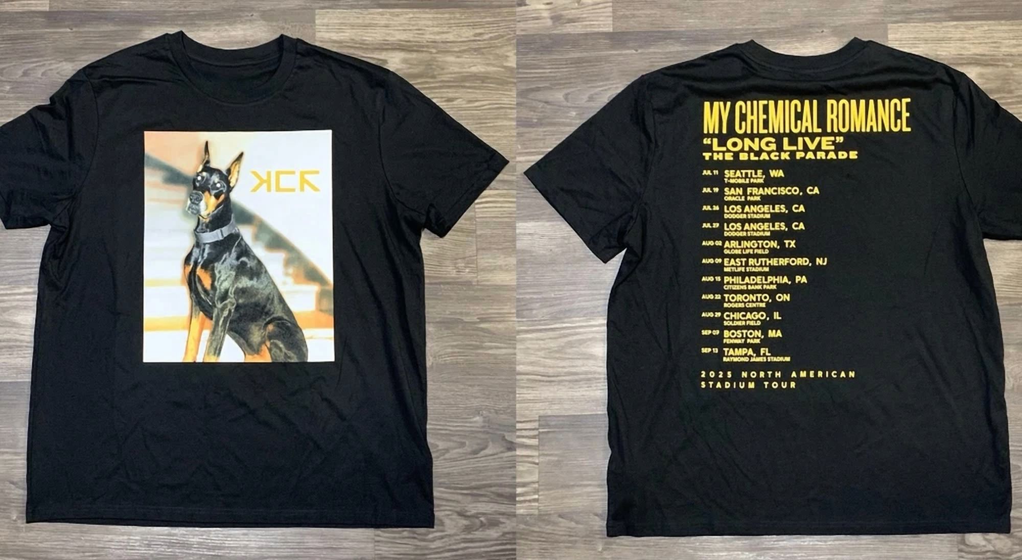 Vesco New Mcr My Chemical Romance Dog Good Boy 2025 Tour Unisex T-Shirt ...