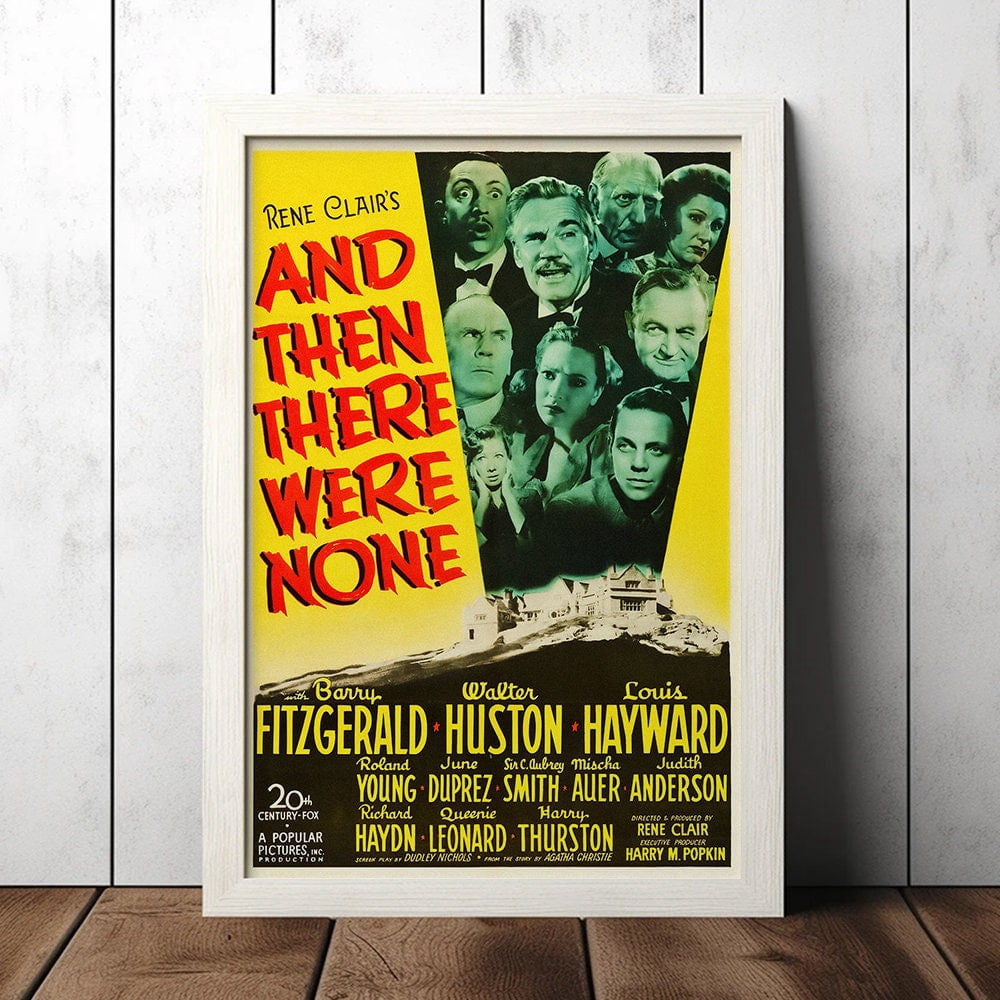 Vesco And Then There Were None Classic Movie Poster - Film Fan ...