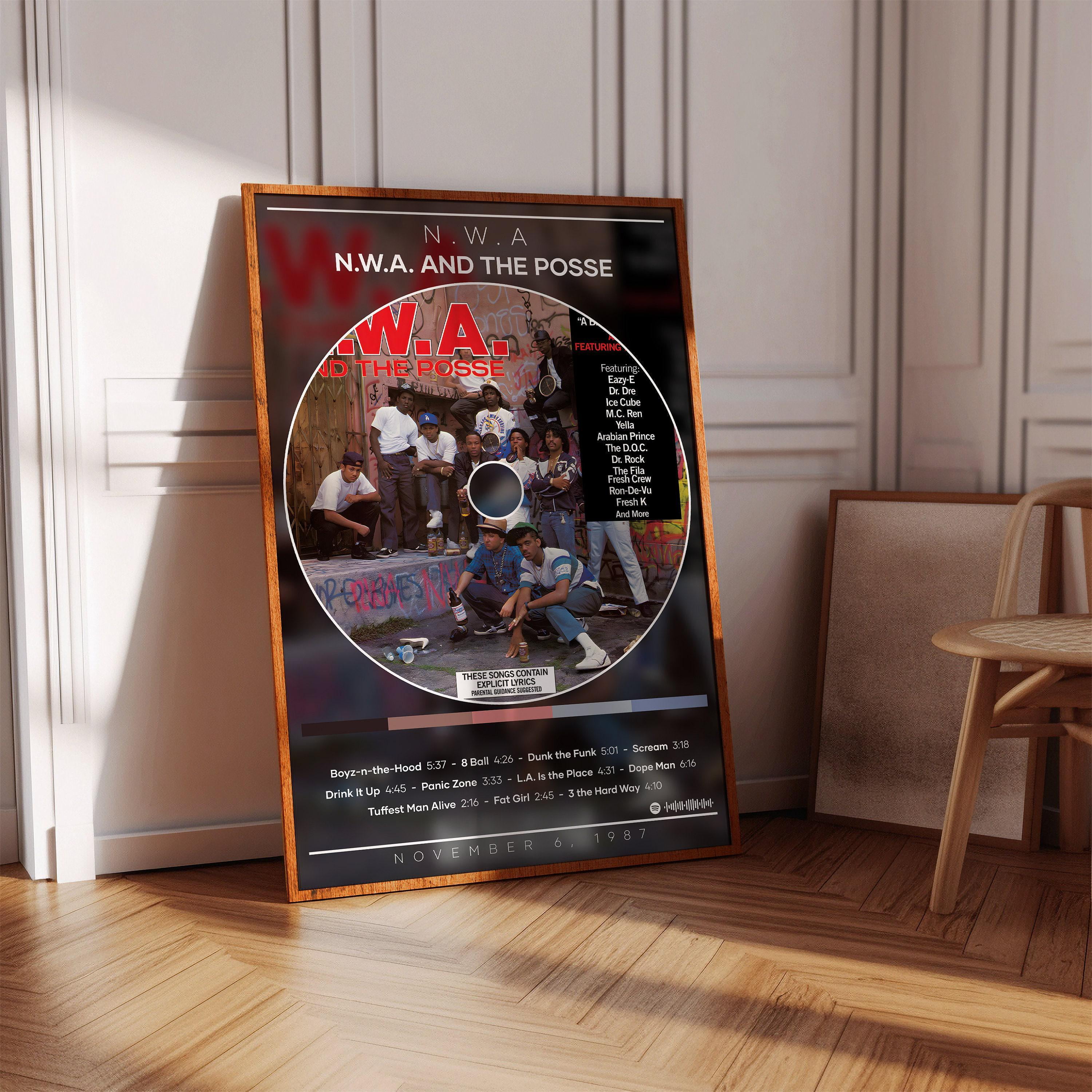 Vesco Nwa Poster - N.W.A. And The Posse Poster - Album Poster Print ...