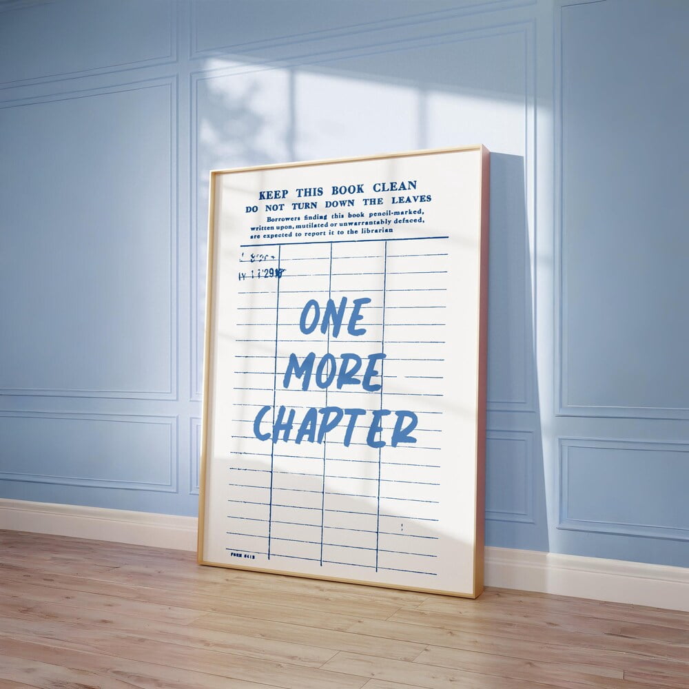 Vesco One More Chapter Wall Art, Library Art Book Lover Reader Bookish ...