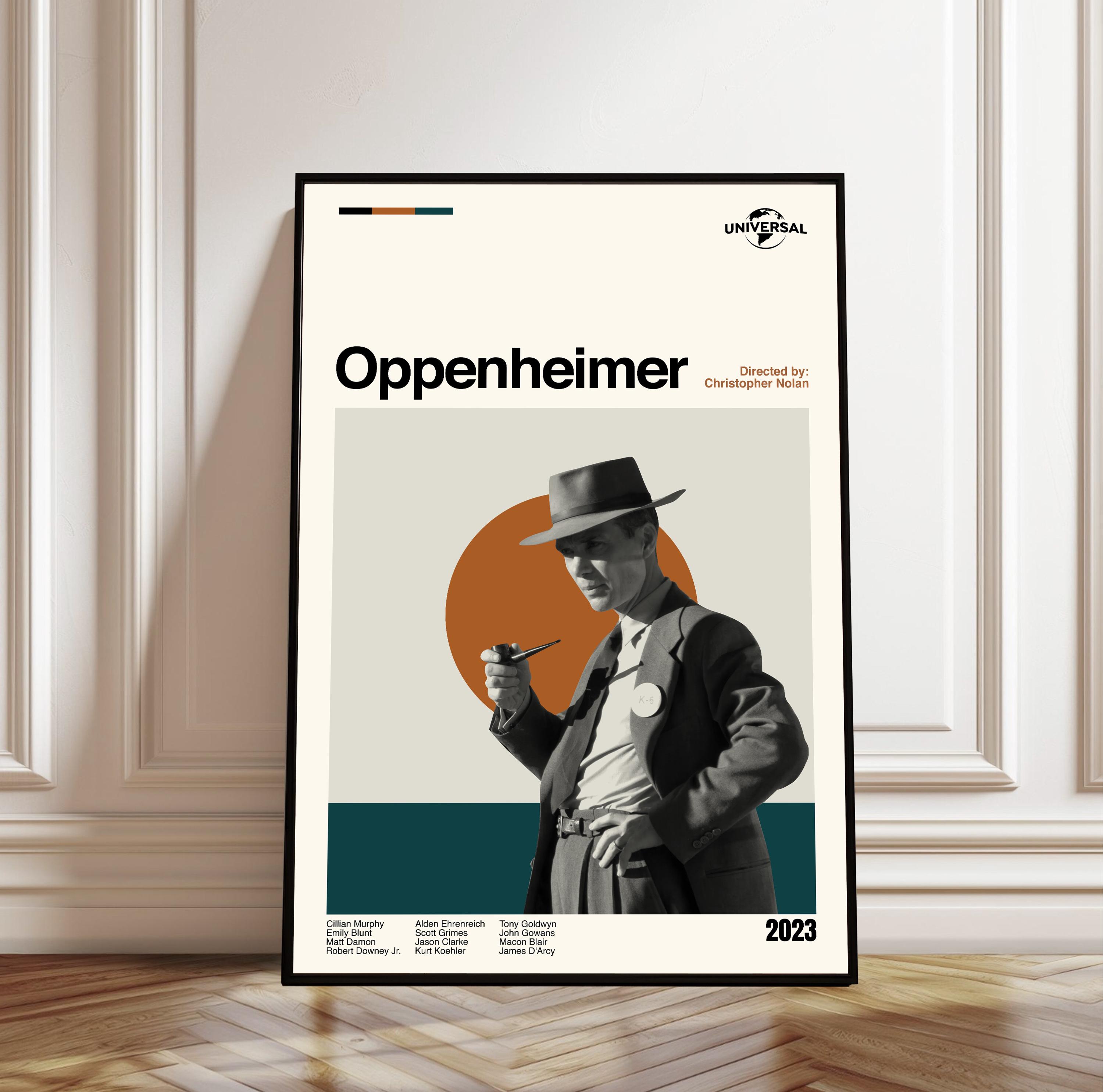 Vesco Oppenheimer Poster - Movie Poster - Midcentury Modern Art ...