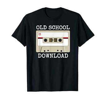 Vesco Original Old School Music Download Retro Tape Cassette T-Shirt ...