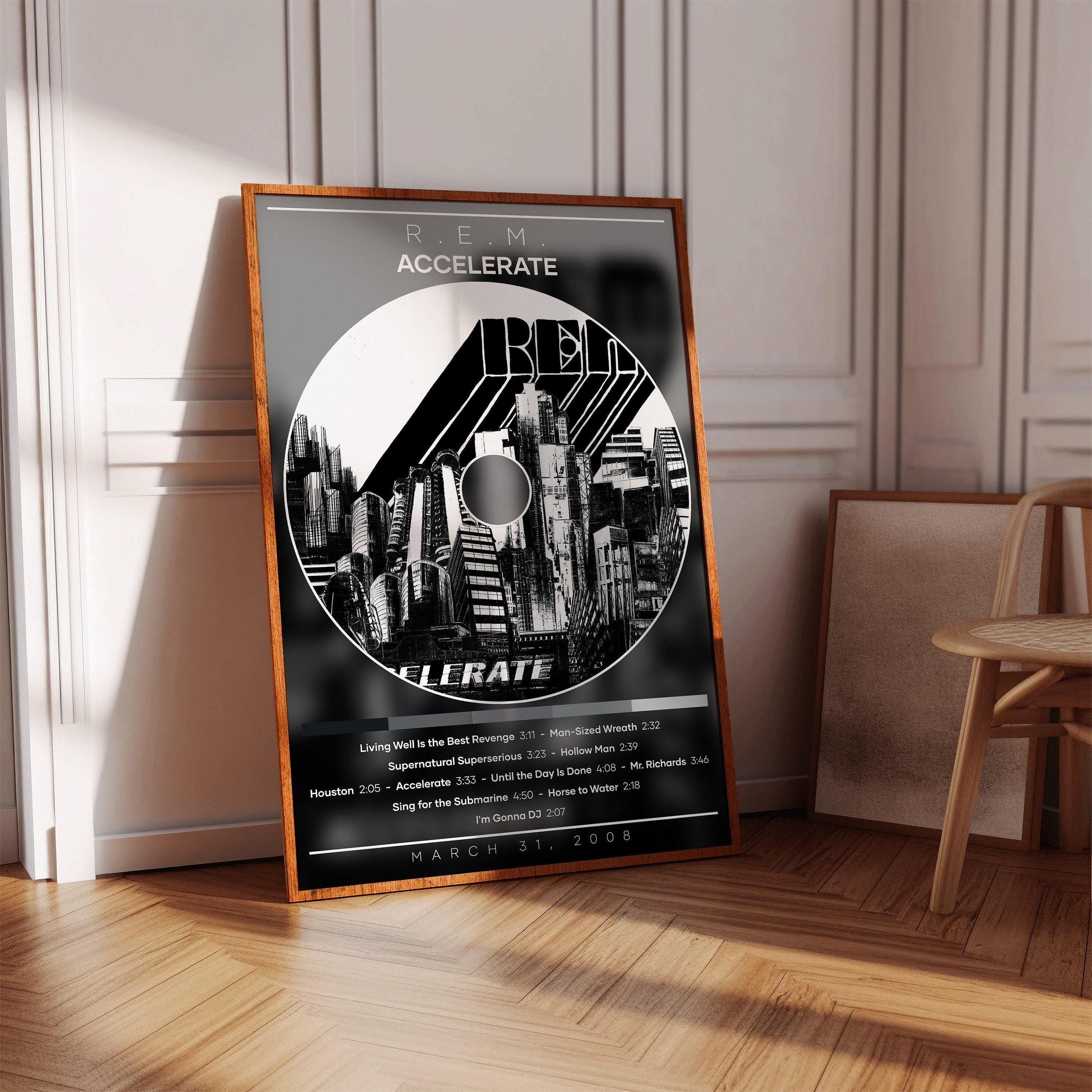 Vesco Rem Poster - Accelerate Poster - Album Poster Print - Album Cover ...