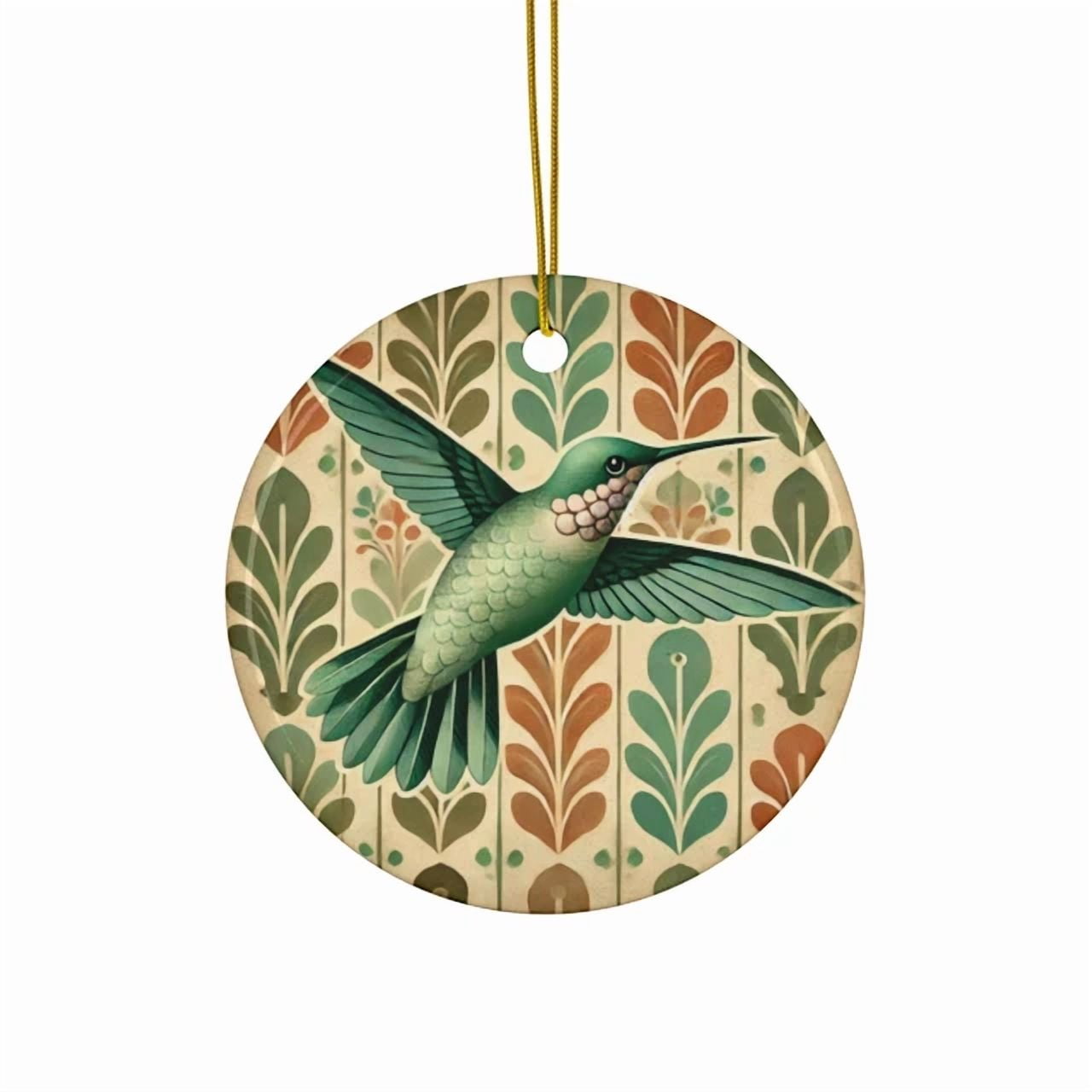 Vesco Retro Hummingbird Ornament – Mid-Century Folk Art Bird Vintage ...