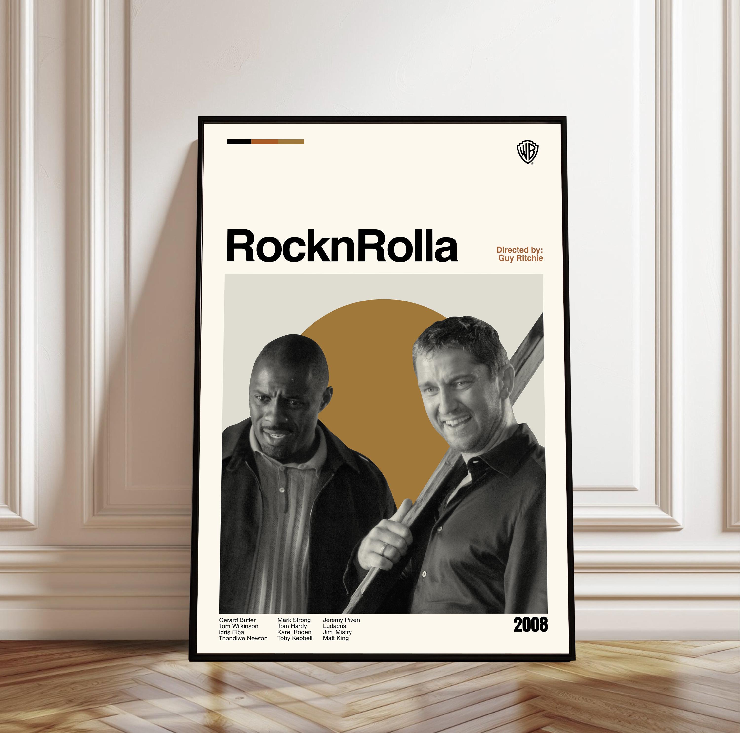 Vesco Rocknrolla Poster - Movie Poster - Midcentury Modern Art ...