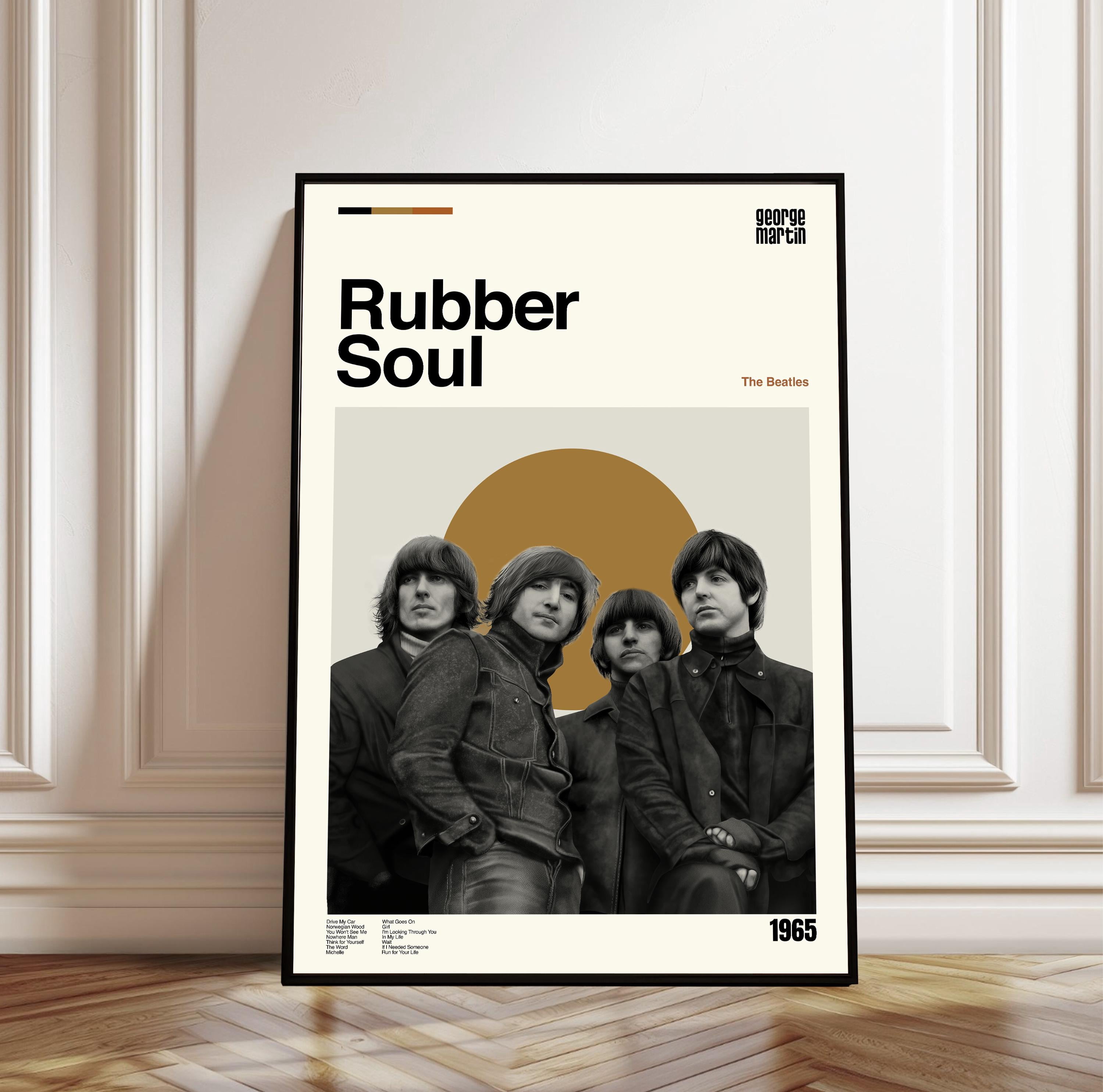 Vesco Rubber Soul Poster - Movie Poster - Midcentury Modern Art ...