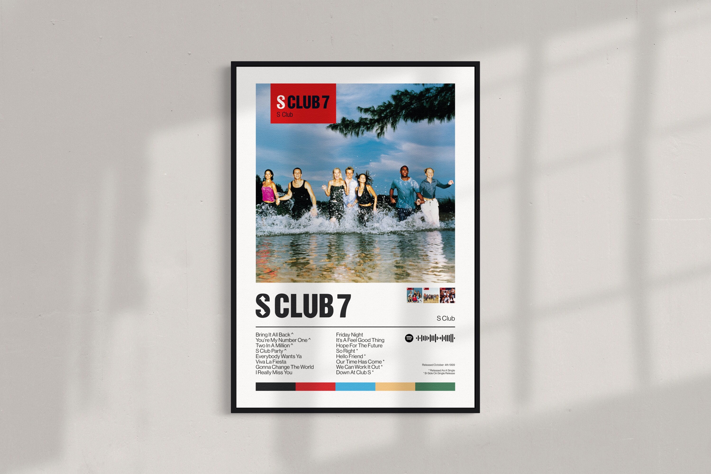 Vesco S Club 7 - S Club Album Wall Art | High Quality Music Poster ...